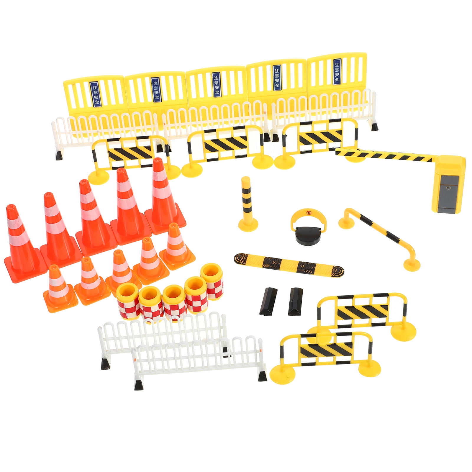 1 Set Traffic Barricade and Road Signal Toys for Kids - Walmart.com