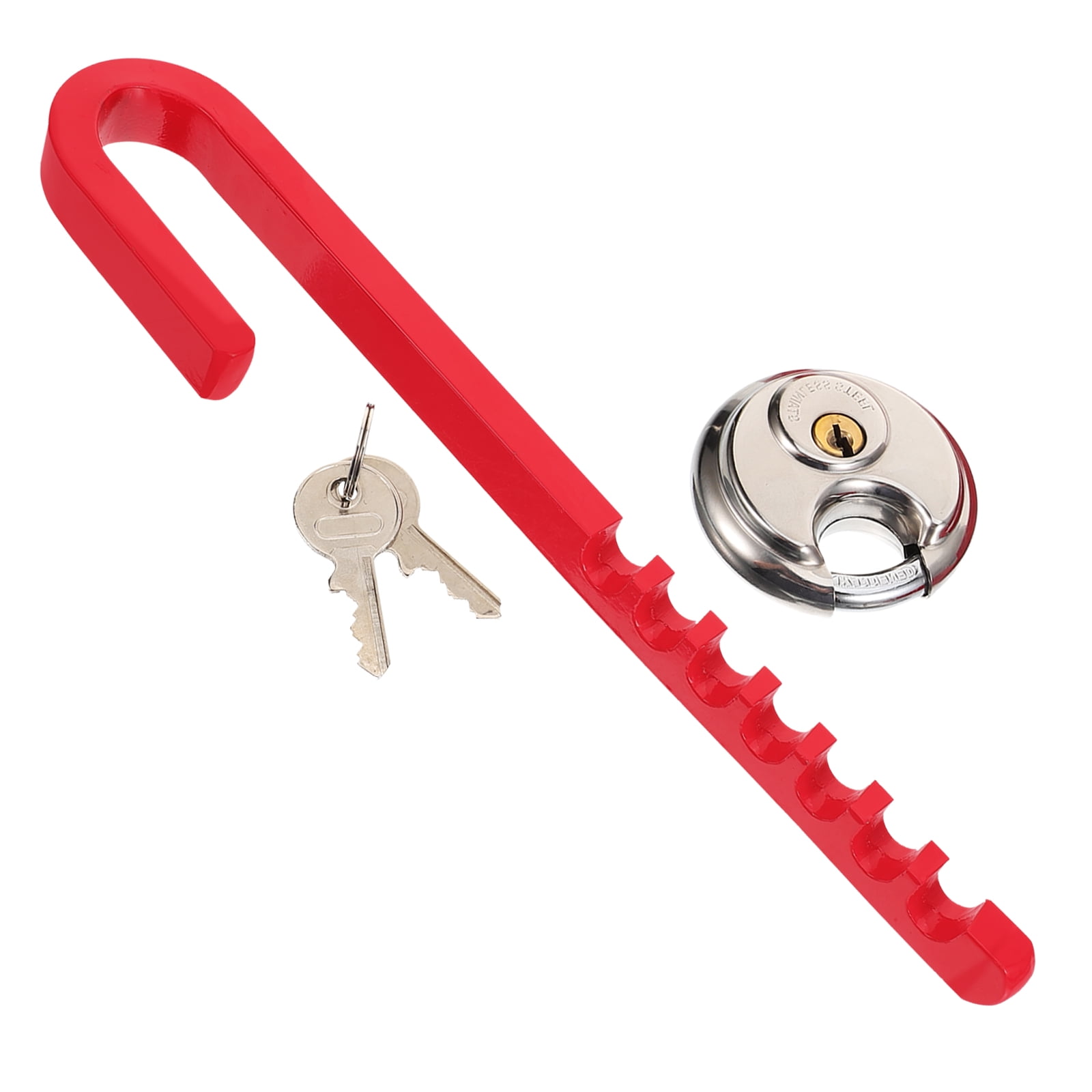 HOMEMAXS 1 Set Trailer Lock J Type Trailer Wheel Lock Wheel Clamp With ...