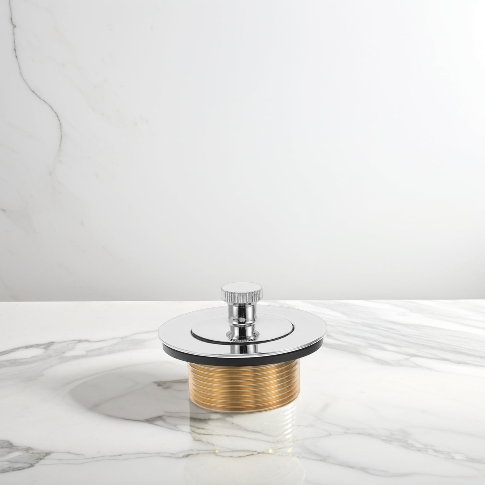 1 Set Universal Bathtub Drain Stopper Replacement Kit Chrome Plated Tub ...