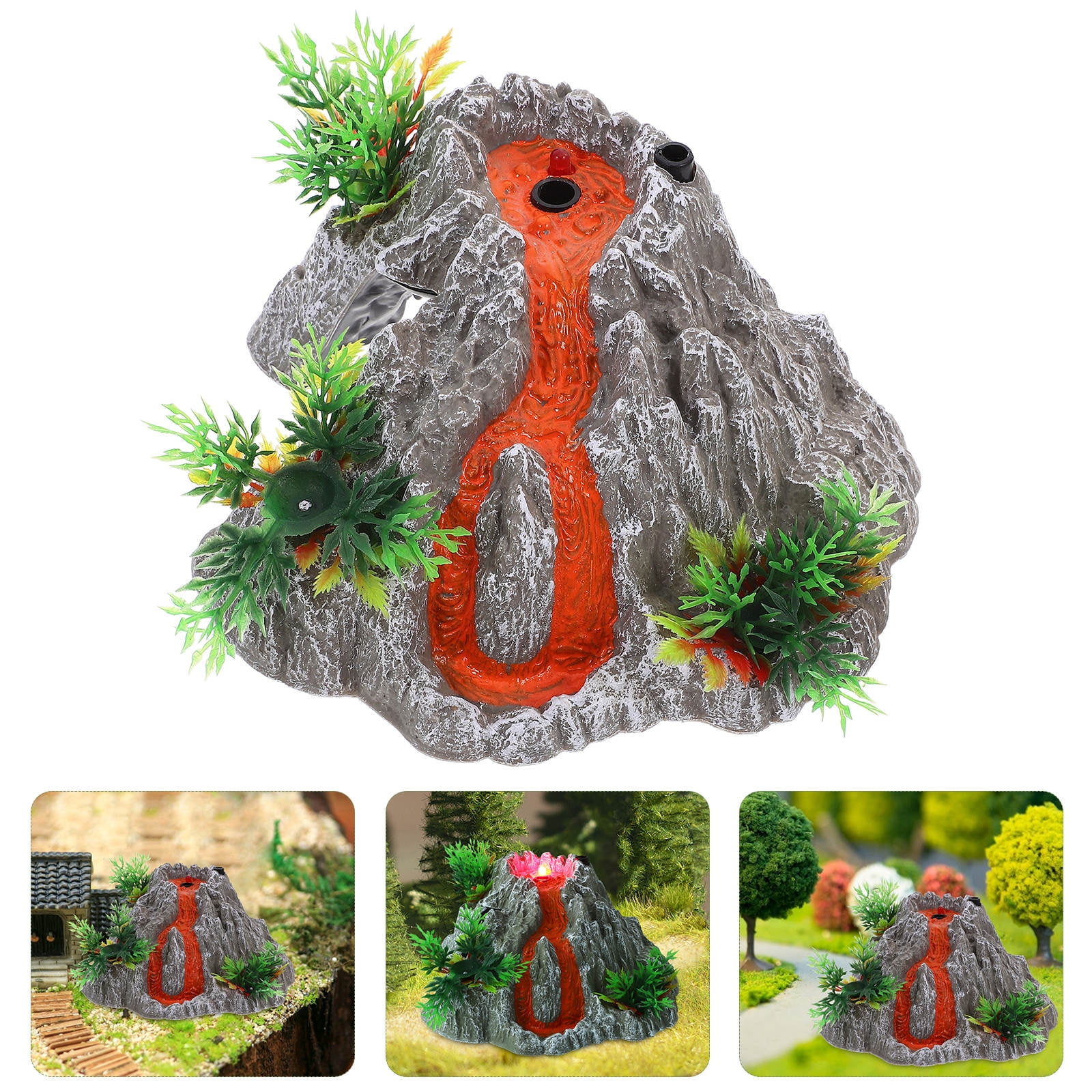 HOMEMAXS 1 Set Volcanic Craft Decoration Simulation Volcano Prop Diy ...
