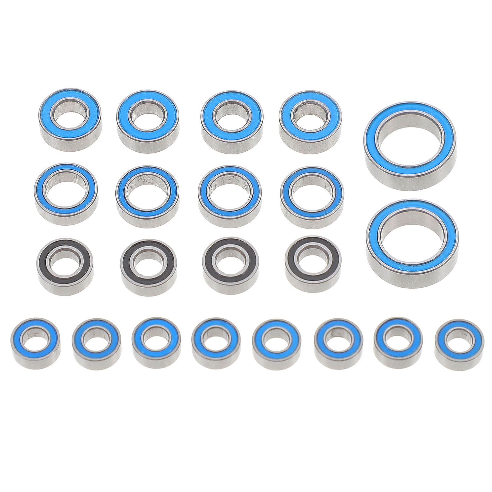 Minkissy Bearing Kit for RC Car Precision Bearings Set Steel Seal ...