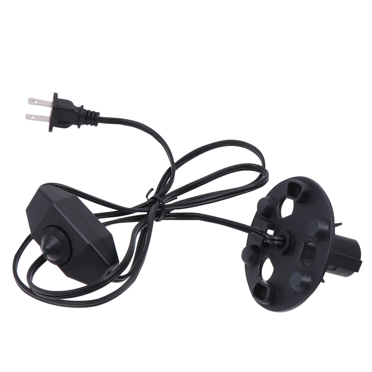 HOMEMAXS 1 Set of 110V E12 Dimming Switch Line Round Base Crystal ...