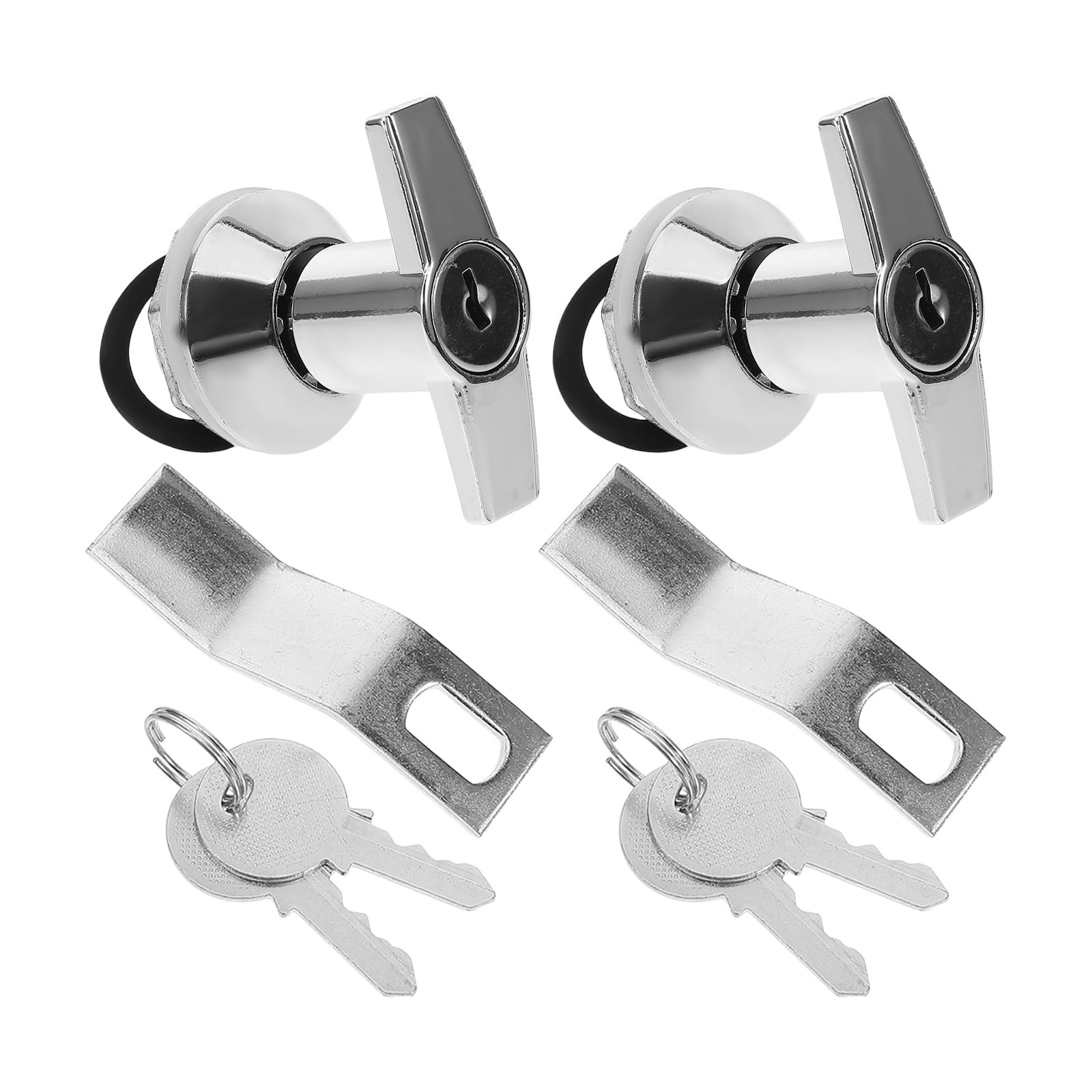 HOMEMAXS 1 Set of Cabinet Lock with Key Showcase Lock Security Lock and ...