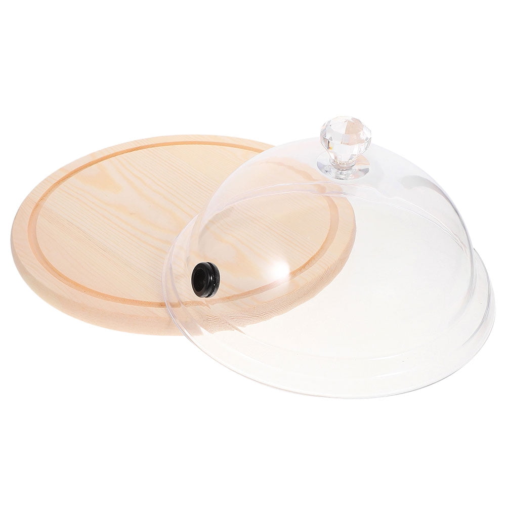 1 Set of Protective Cover Lid with Base Foods Dome Cover Reusable ...