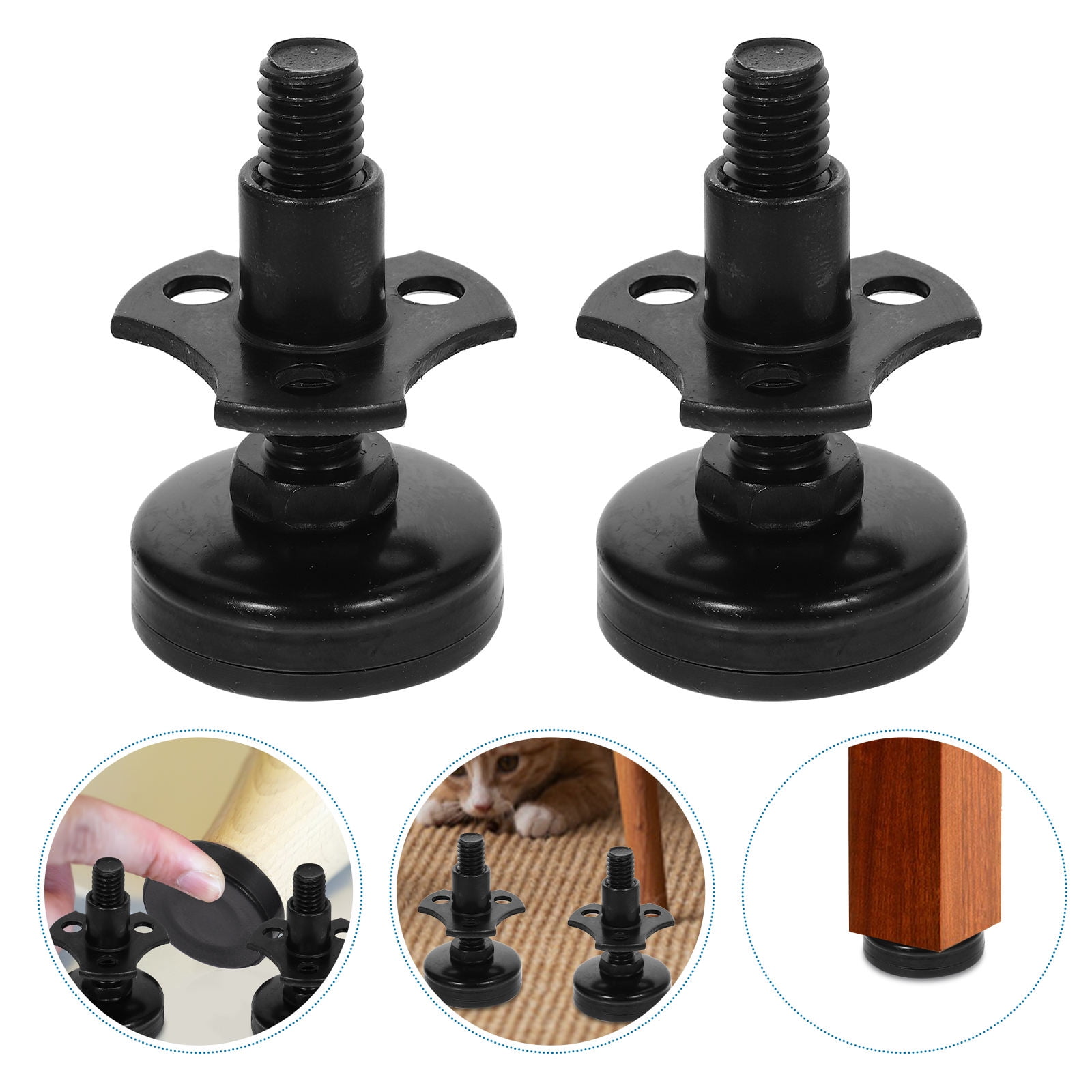 HOMEMAXS 1 Set of Furniture Leveler Adjustable Table Foot Cabinet ...