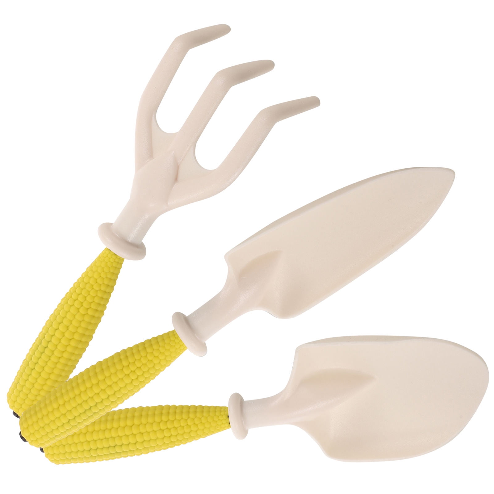 HOMEMAXS 1 Set of Gardening Shovel Rake Kit Plastic Garden Rake Garden ...