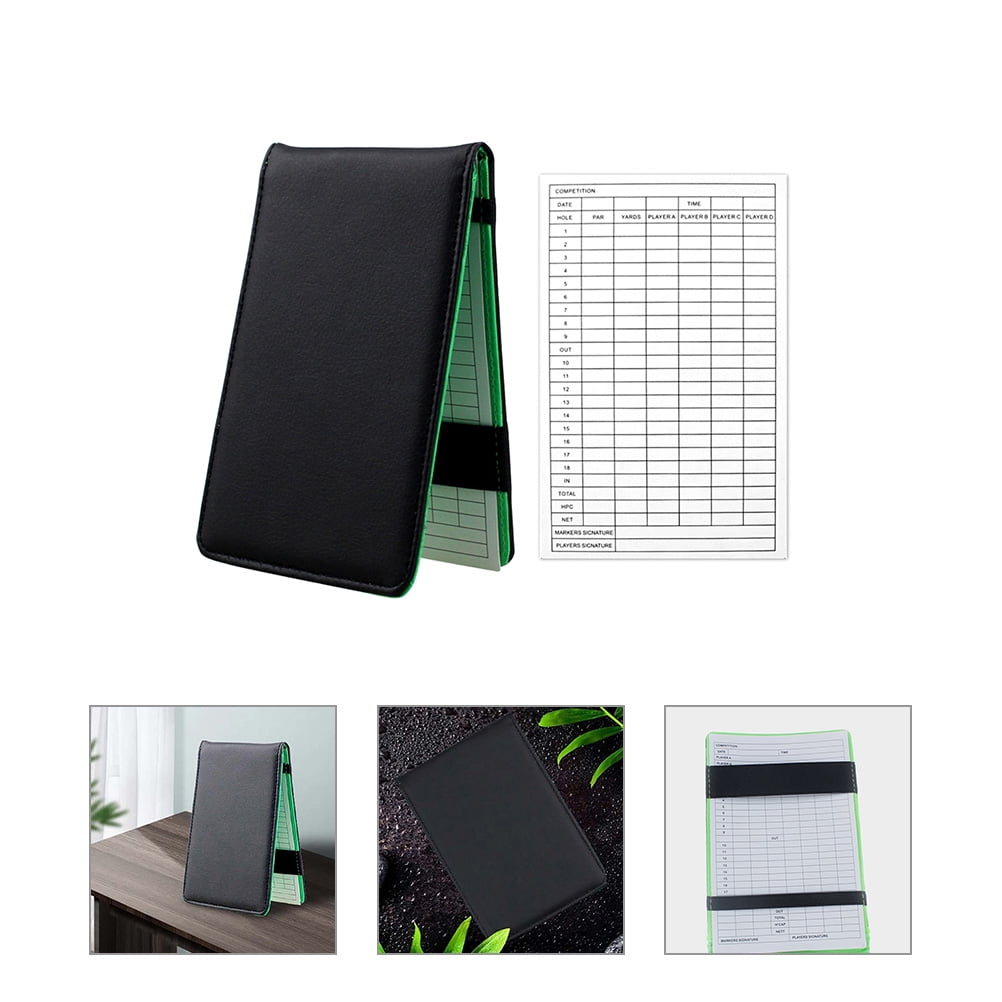 HOMEMAXS 1 Set of Golfing Recording Scorecards Holder Simple Style ...