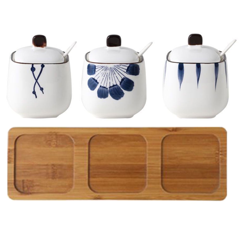 HOMEMAXS 1 Set of Household Seasoning Container Ceramic Spice Jar ...