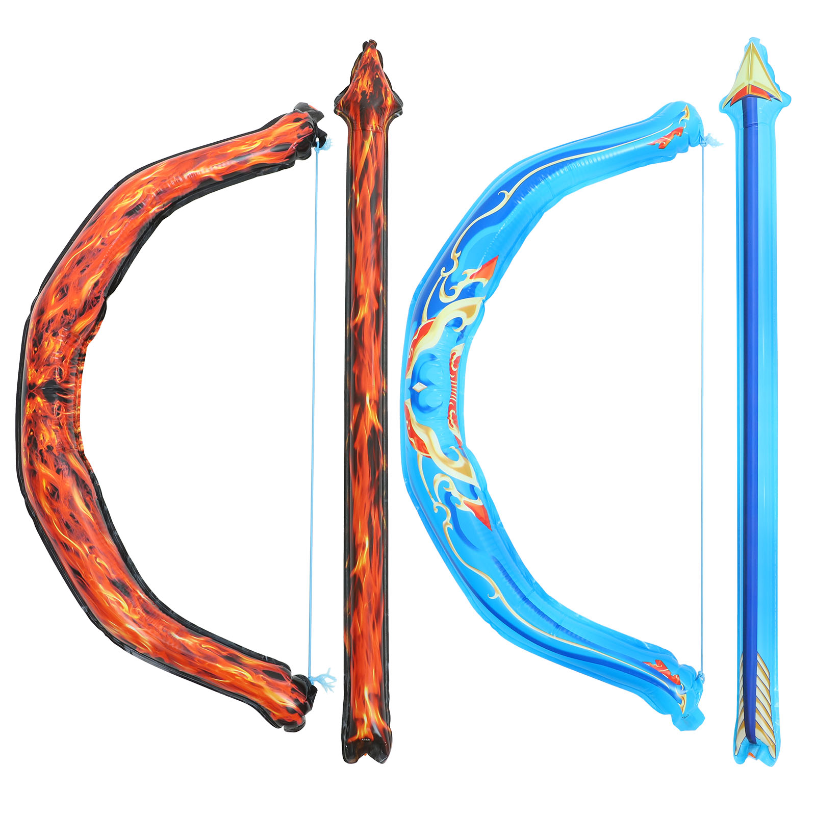 HOMEMAXS 1 Set of Inflatable Arrow and Bow Shaped Balloons Aluminum ...