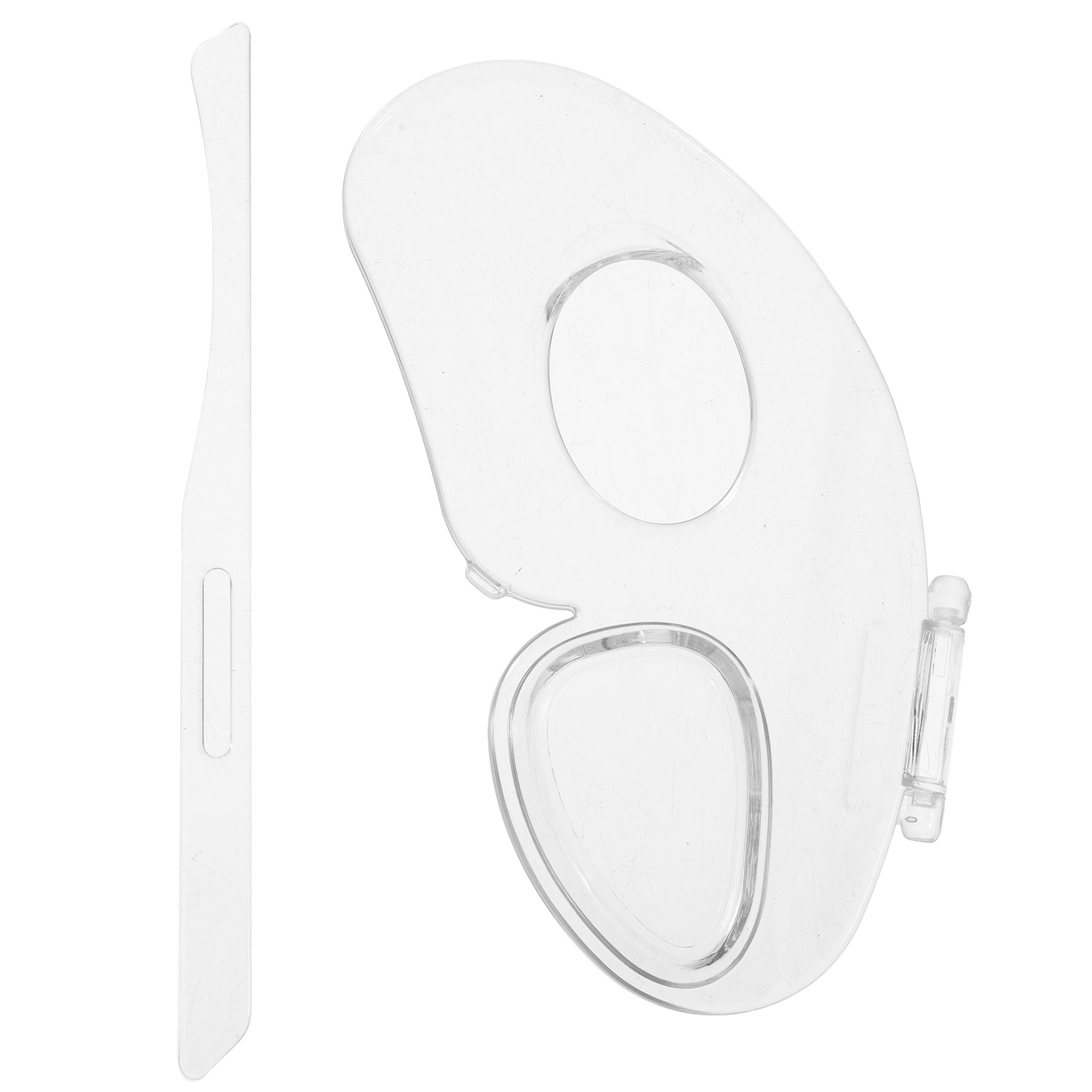 HOMEMAXS 1 Set of Makeup Tools Makeup Pallet Foundation Plate Mixing ...