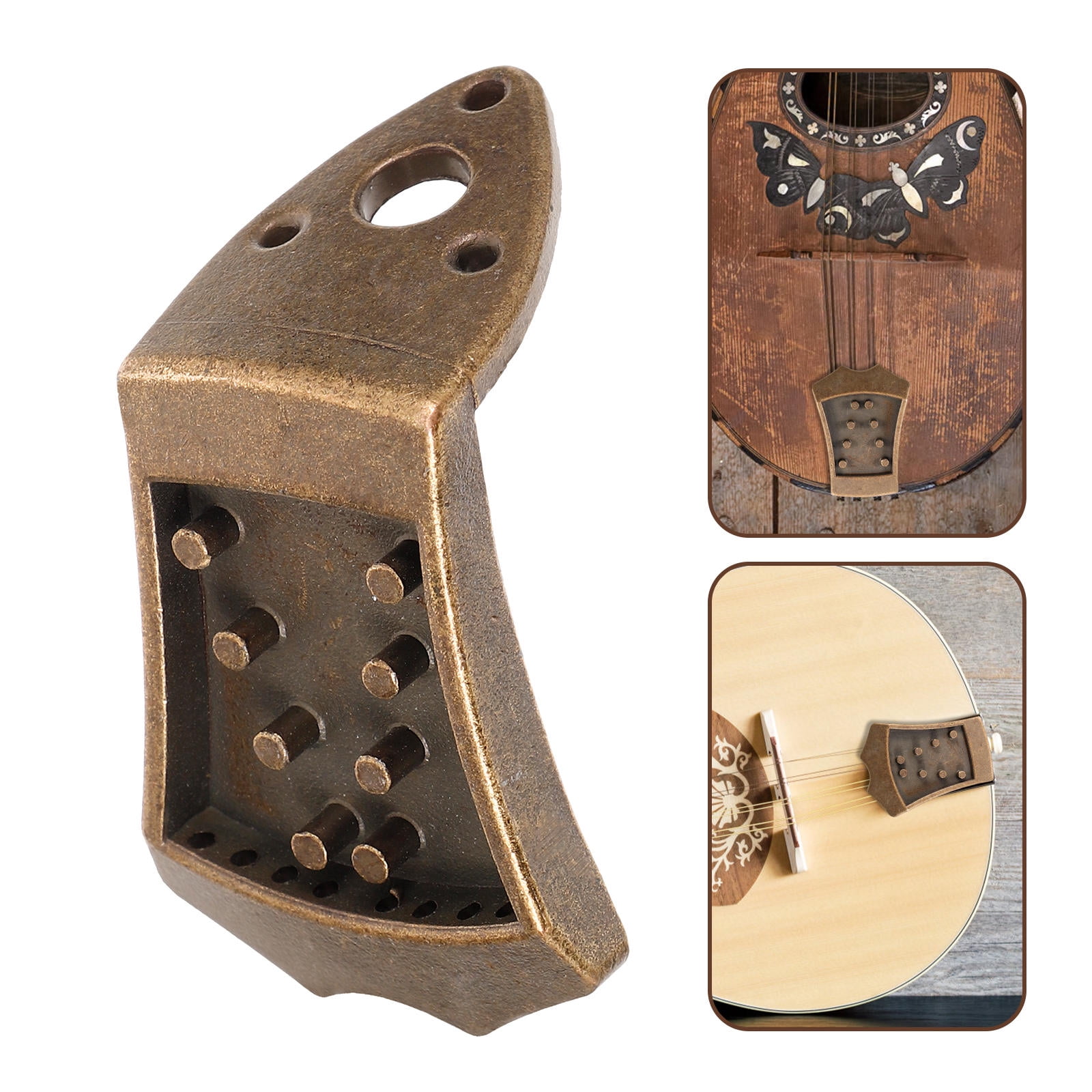 HOMEMAXS 1 Set of Mandolin Tailpiece Replacement Mandolin String ...