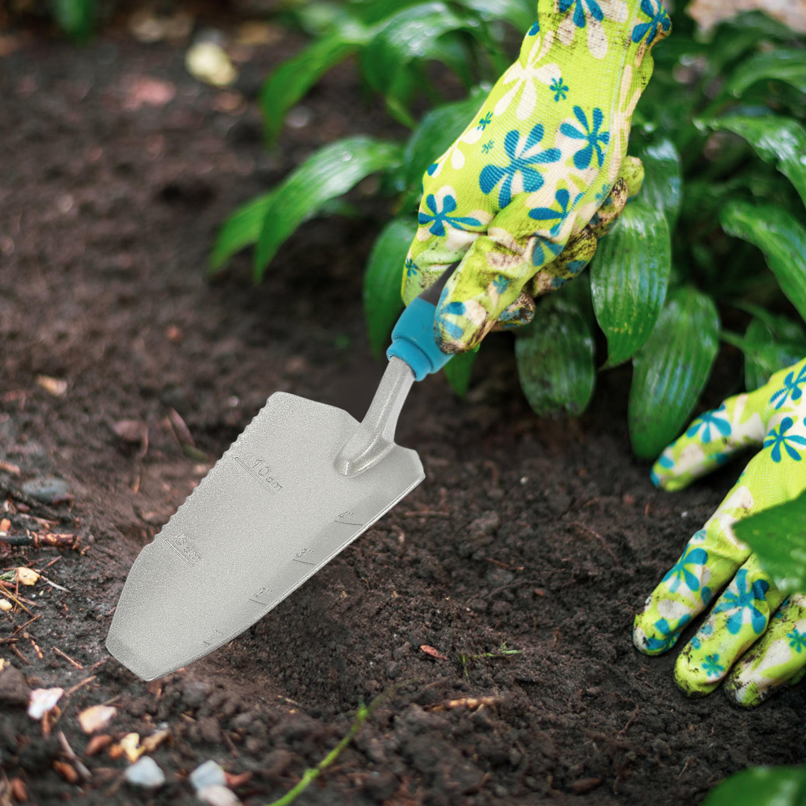 HOMEMAXS 1 Set of Metal Hand Trowel Practical Hand Trowel Rake Garden ...