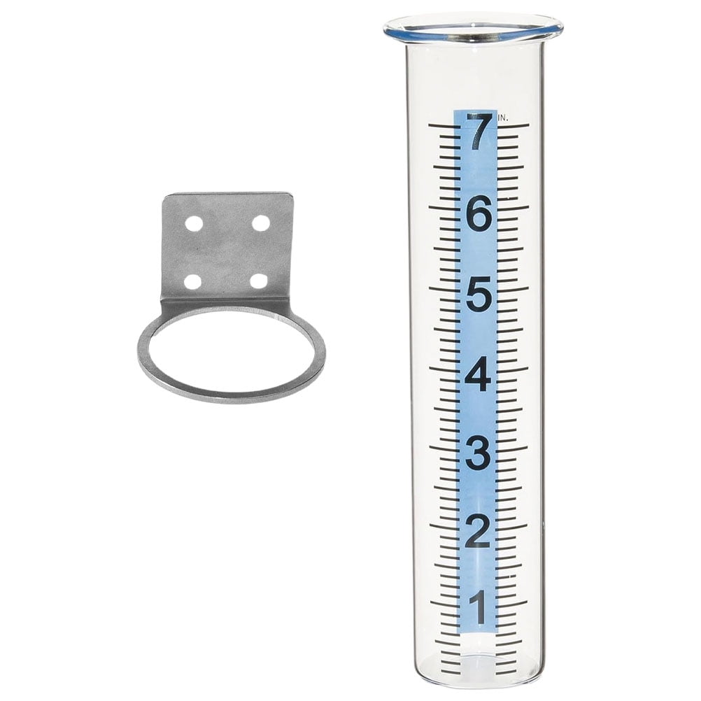 HOMEMAXS 1 Set of Outdoor Rain Gauge Garden Rain Gauge with Stainless ...