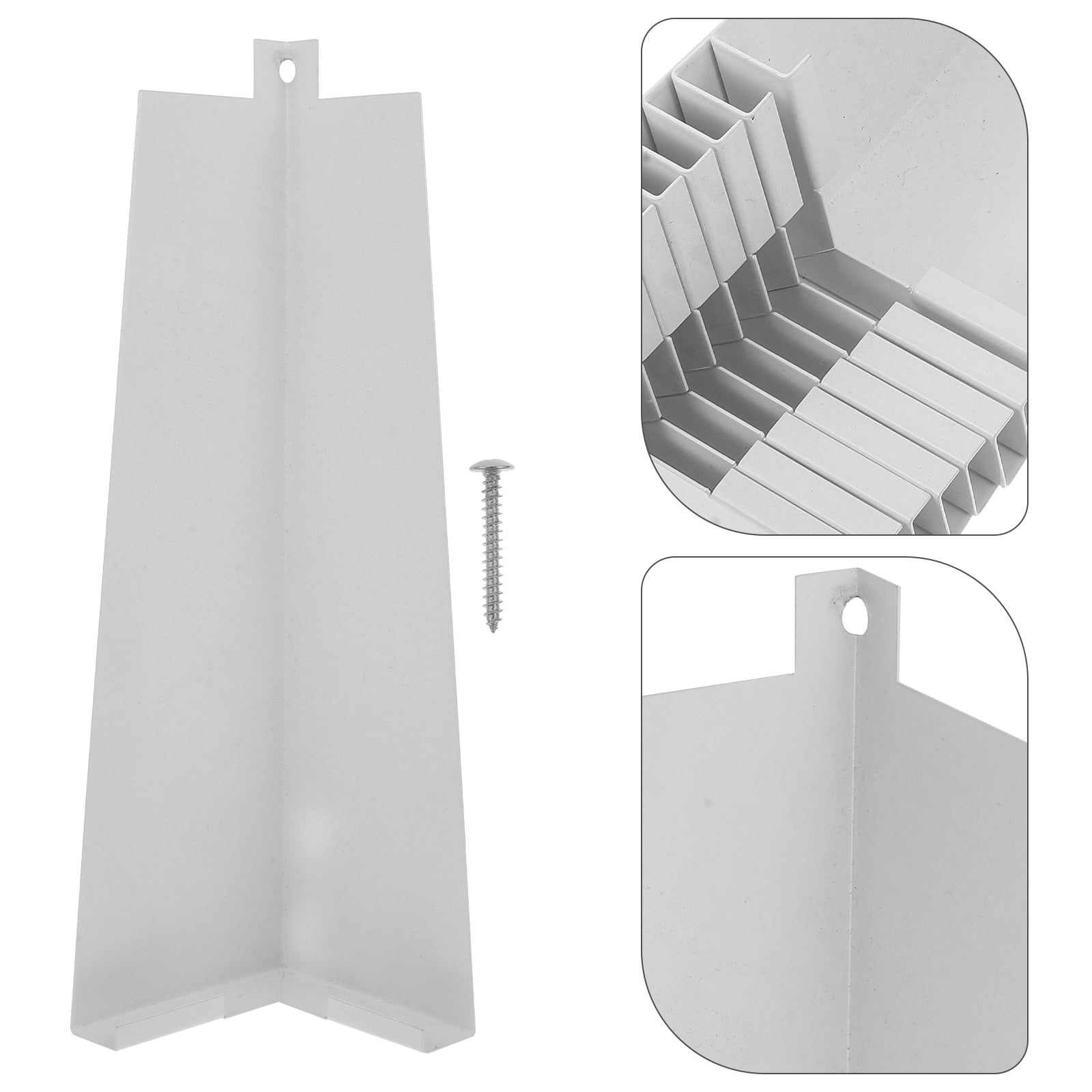 HOMEMAXS 1 Set of Panel Corner Cap Exterior Corner Wall Protector Edges ...