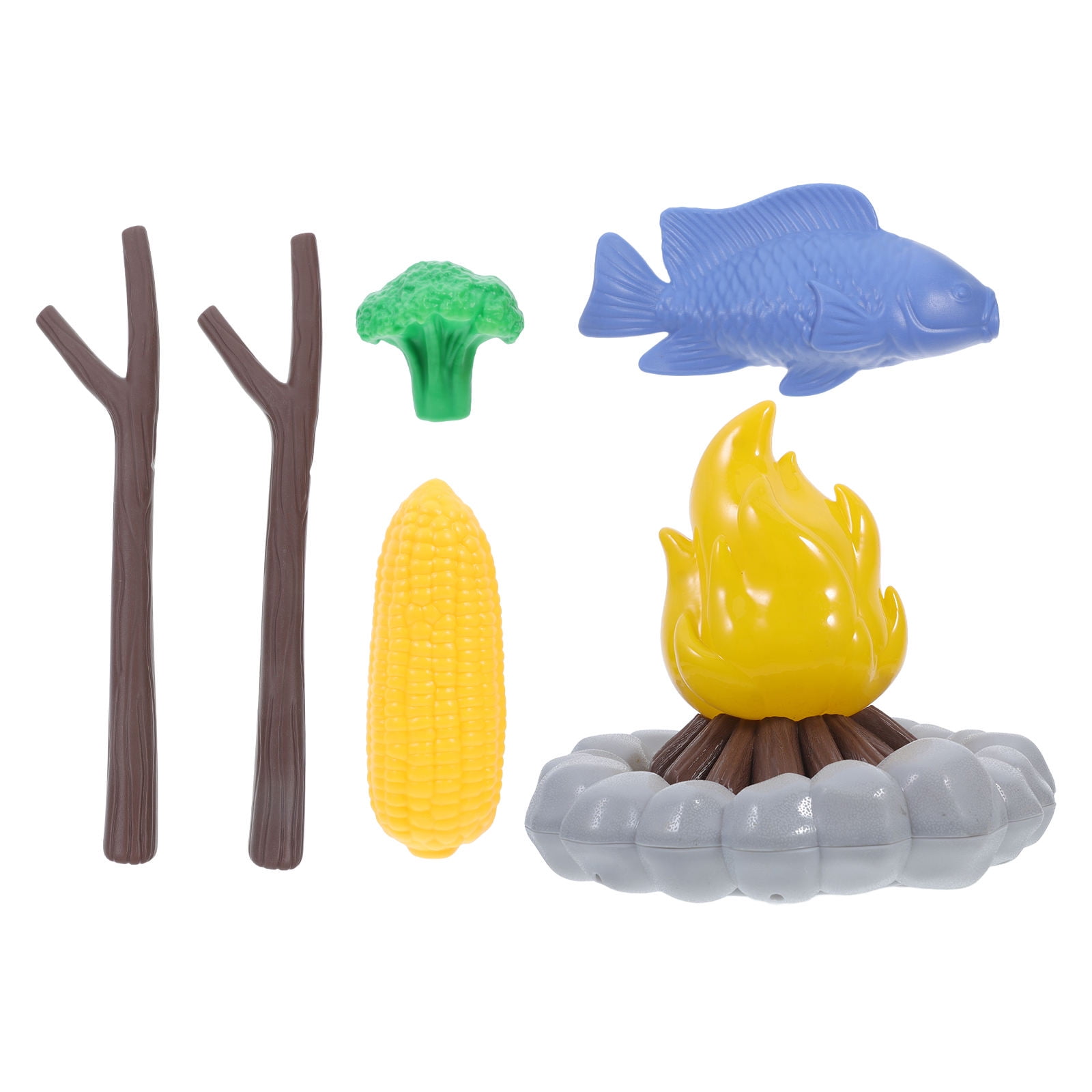HOMEMAXS 1 Set of Portable Fake Campfire Toy Set Kids Camping ...