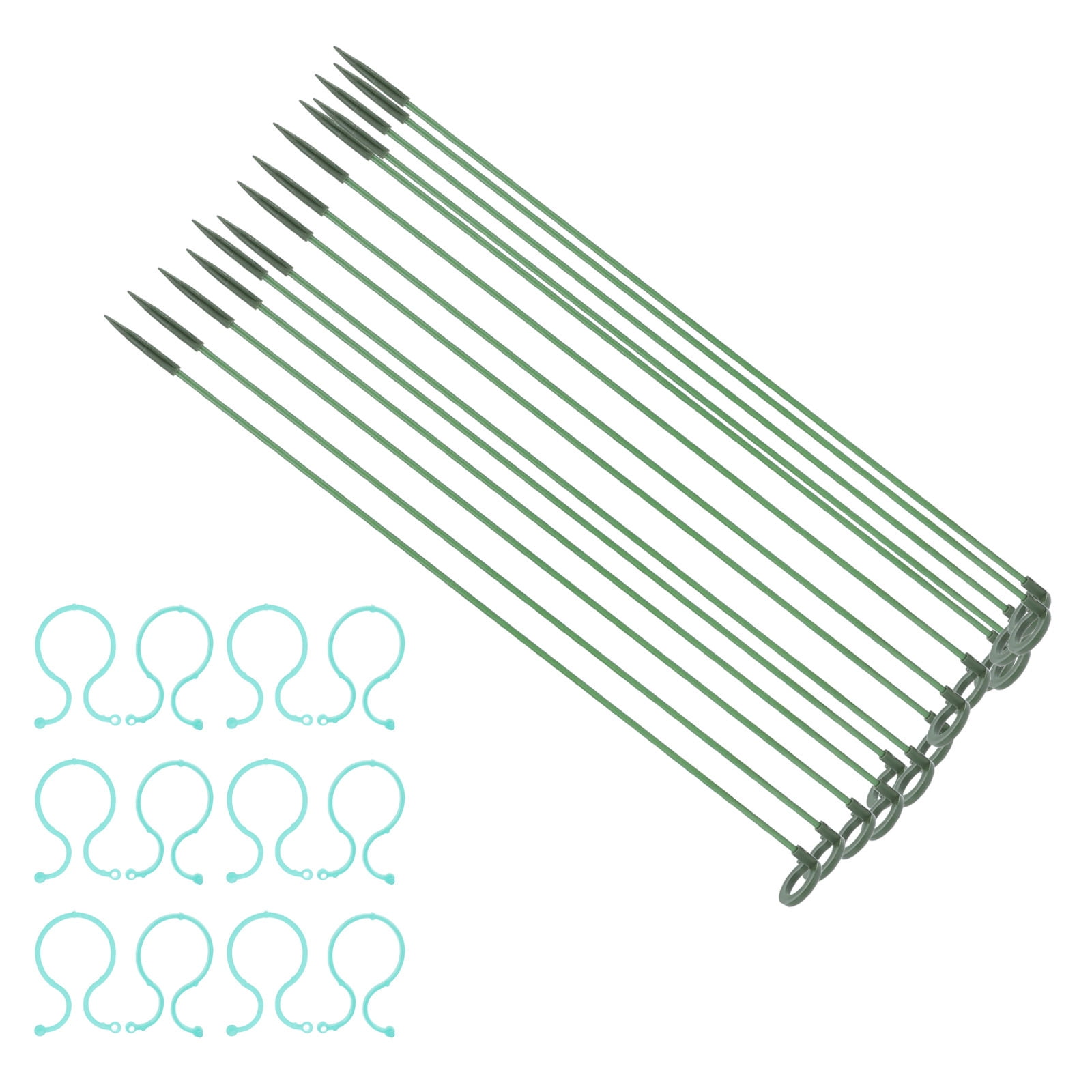Flower Support Rods for Gardening Use Green PP Material Set of 1 Ideal ...