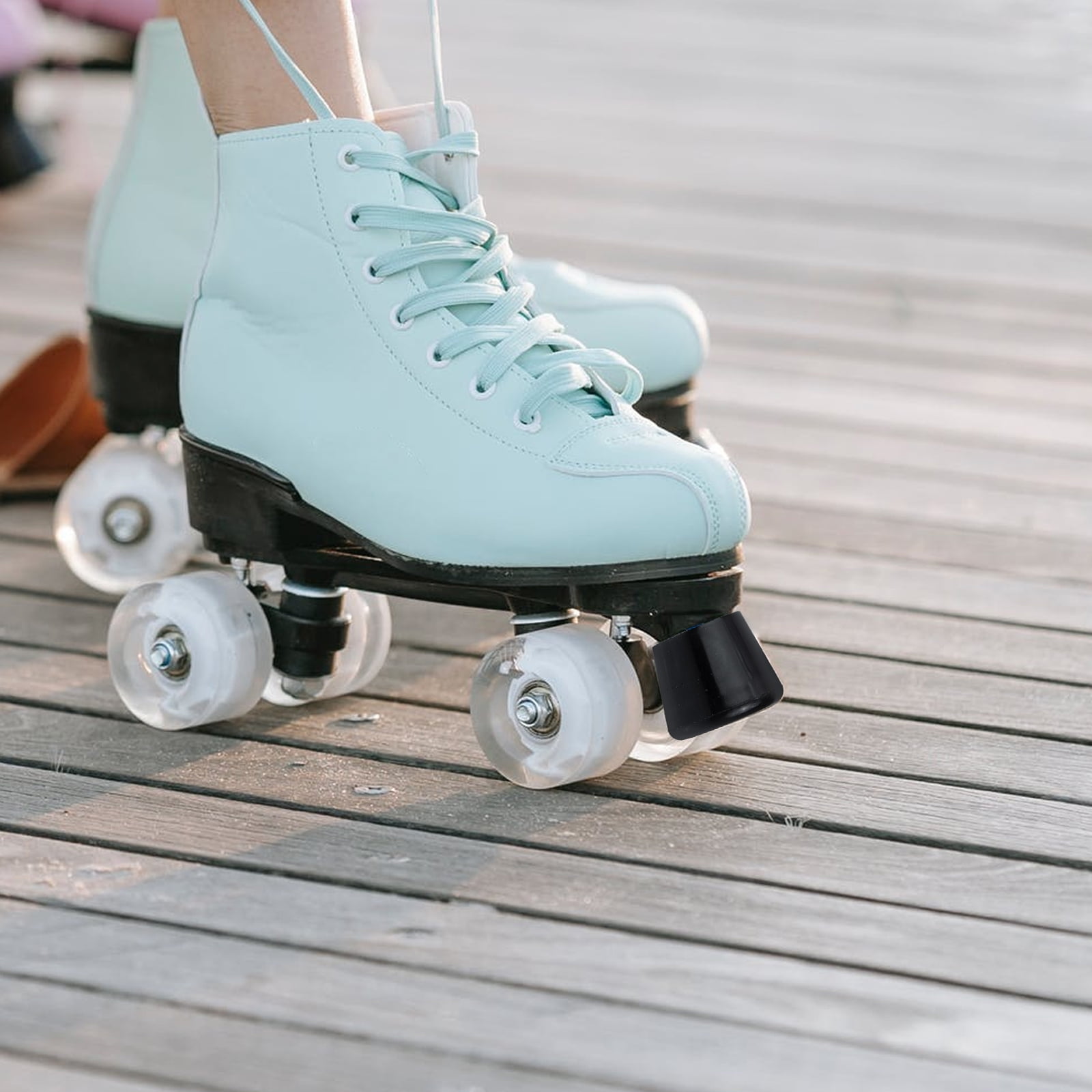 HOMEMAXS 1 Set of Professional Roller Skate Toe Stops Rubber Brake ...