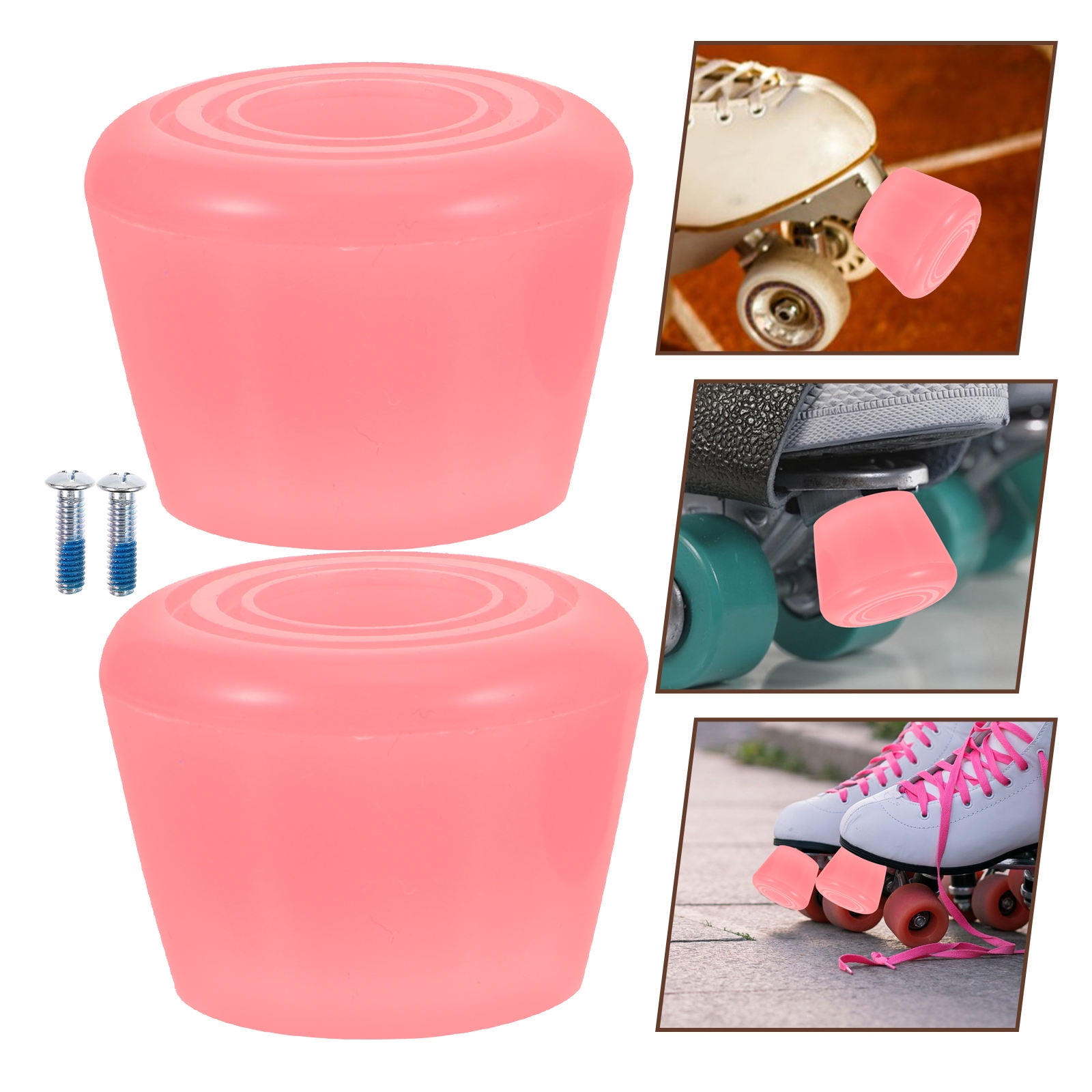 HOMEMAXS 1 Set of Roller Skates Toe Stops Brake Pads Roller Skates ...