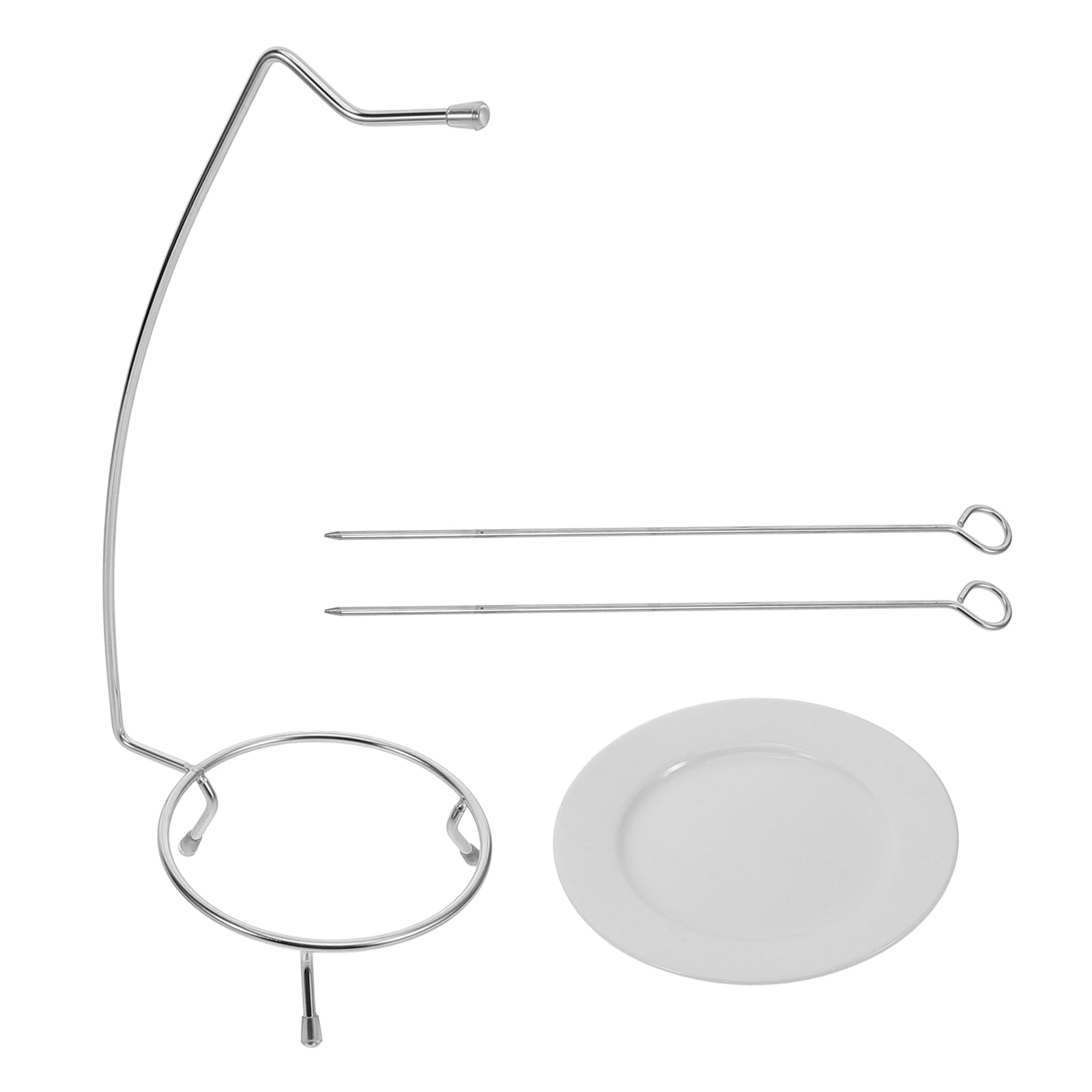 HOMEMAXS 1 Set of Stainless Steel Barbecue Skewers Barbecue Stick with ...