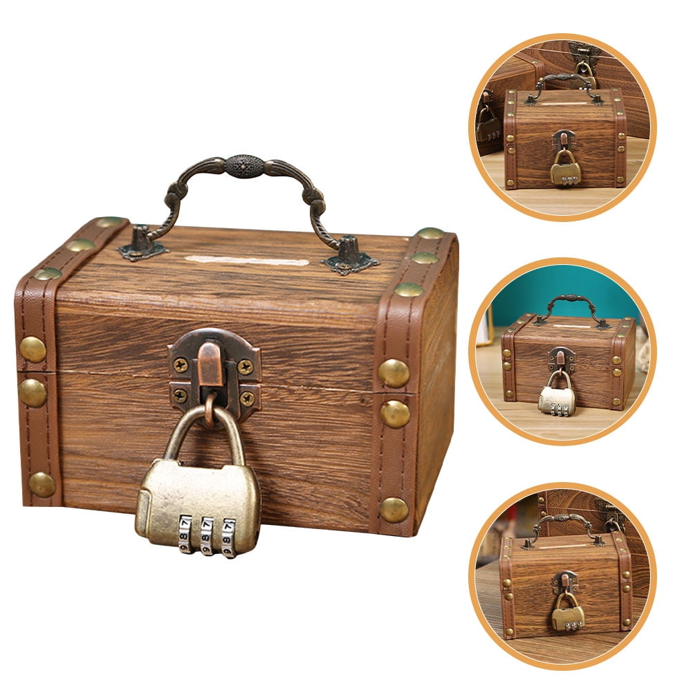 HOMEMAXS 1 Set of Treasure Chest Pirate Keepsake Jewelry Box Vintage ...