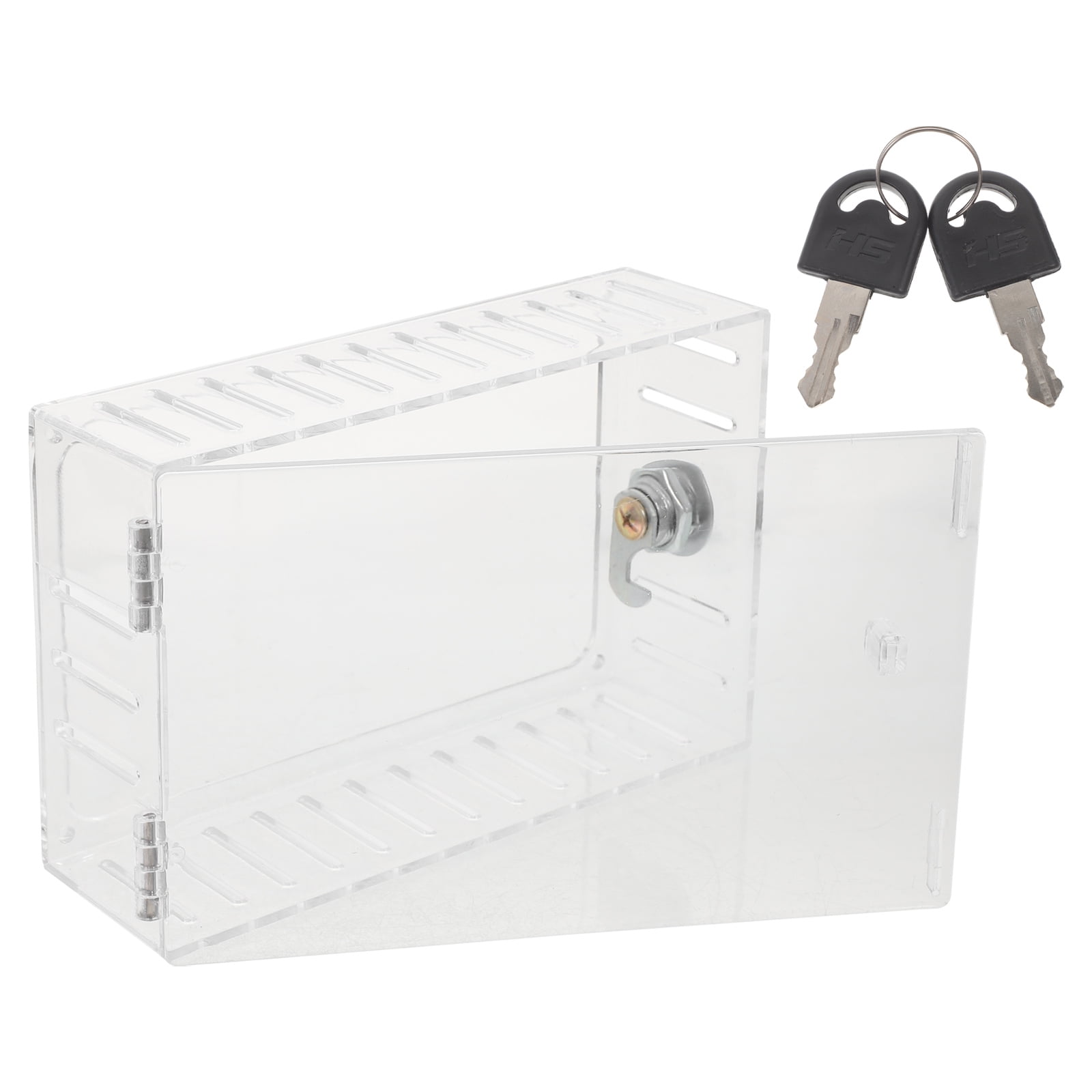 HOMEMAXS Transparent Thermostat Lock Box for Wall Protection with ...