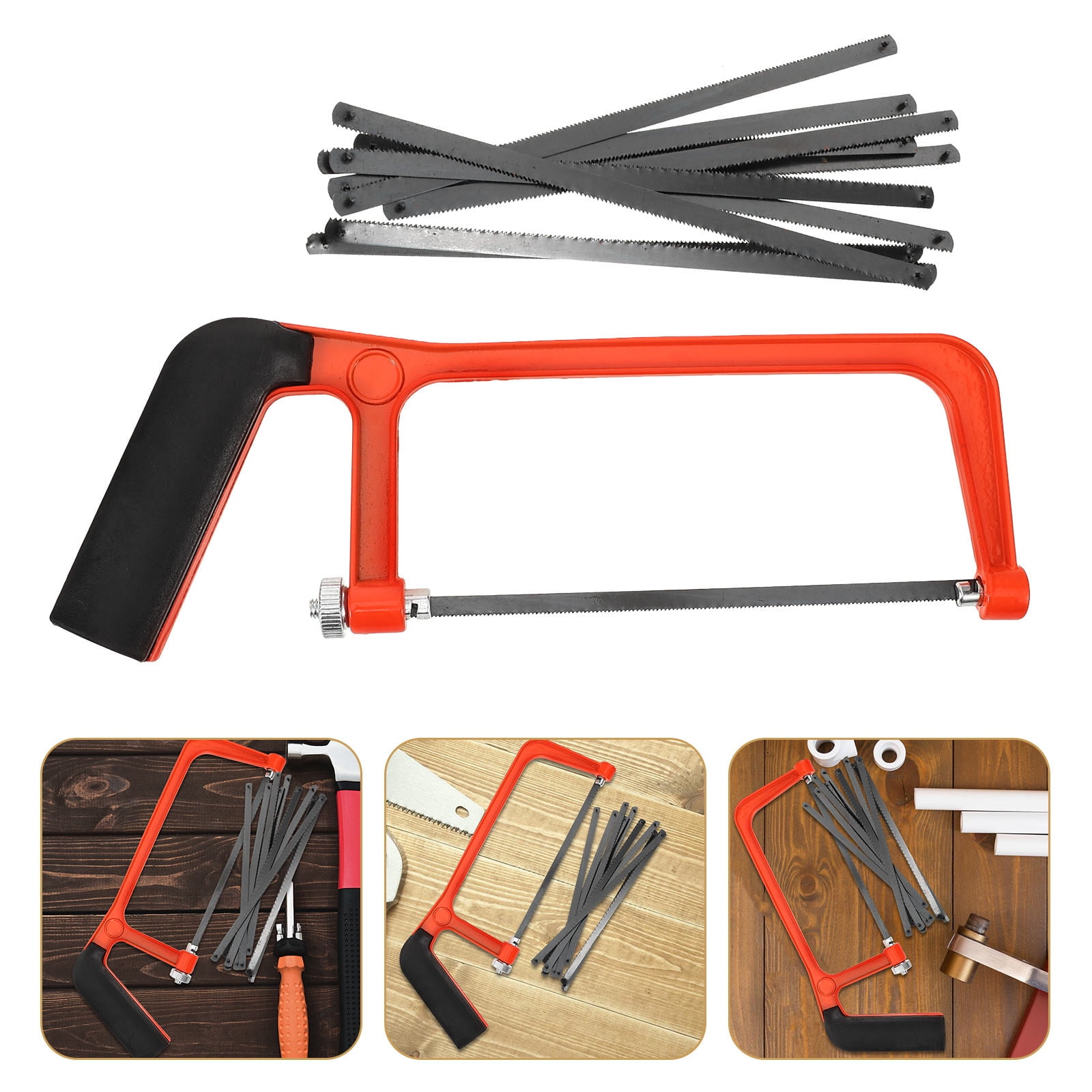 HOMEMAXS 1 Set of Woodworking Hand Saw U Shaped Small Hacksaw Portable ...