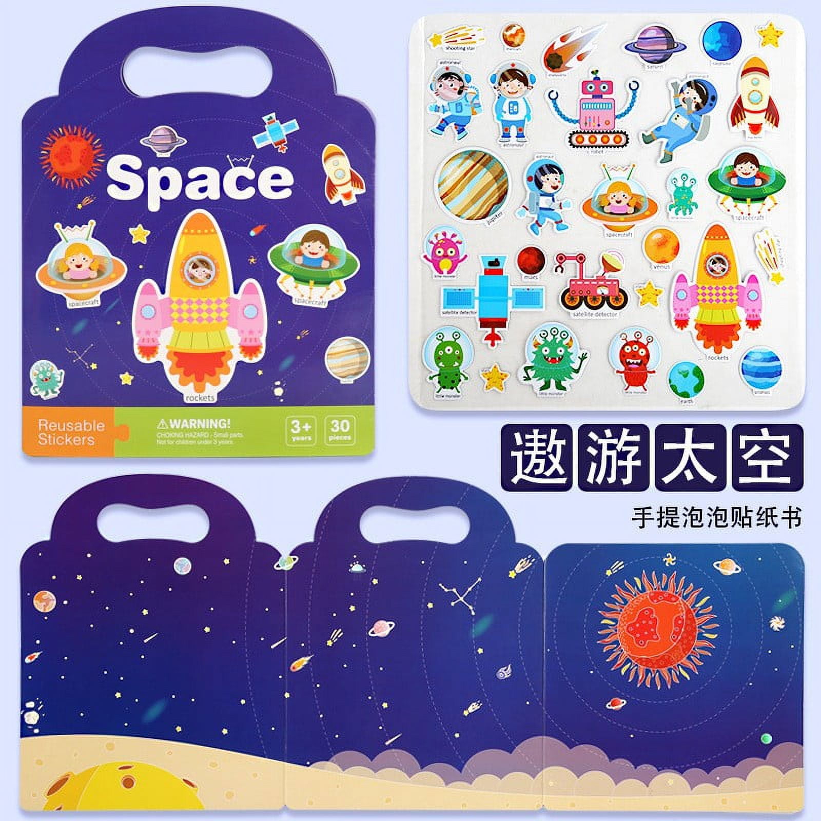 HOMEMAXS 1 set of Kids Sticker Books Reusable Sticker Book Children ...