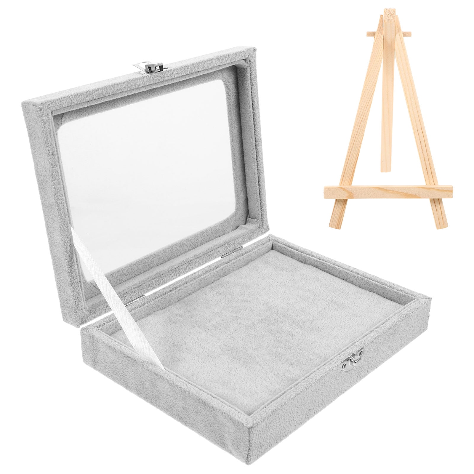 HOMEMAXS 1 set of Pin Display Case Badge Storage Showcase Display Box ...