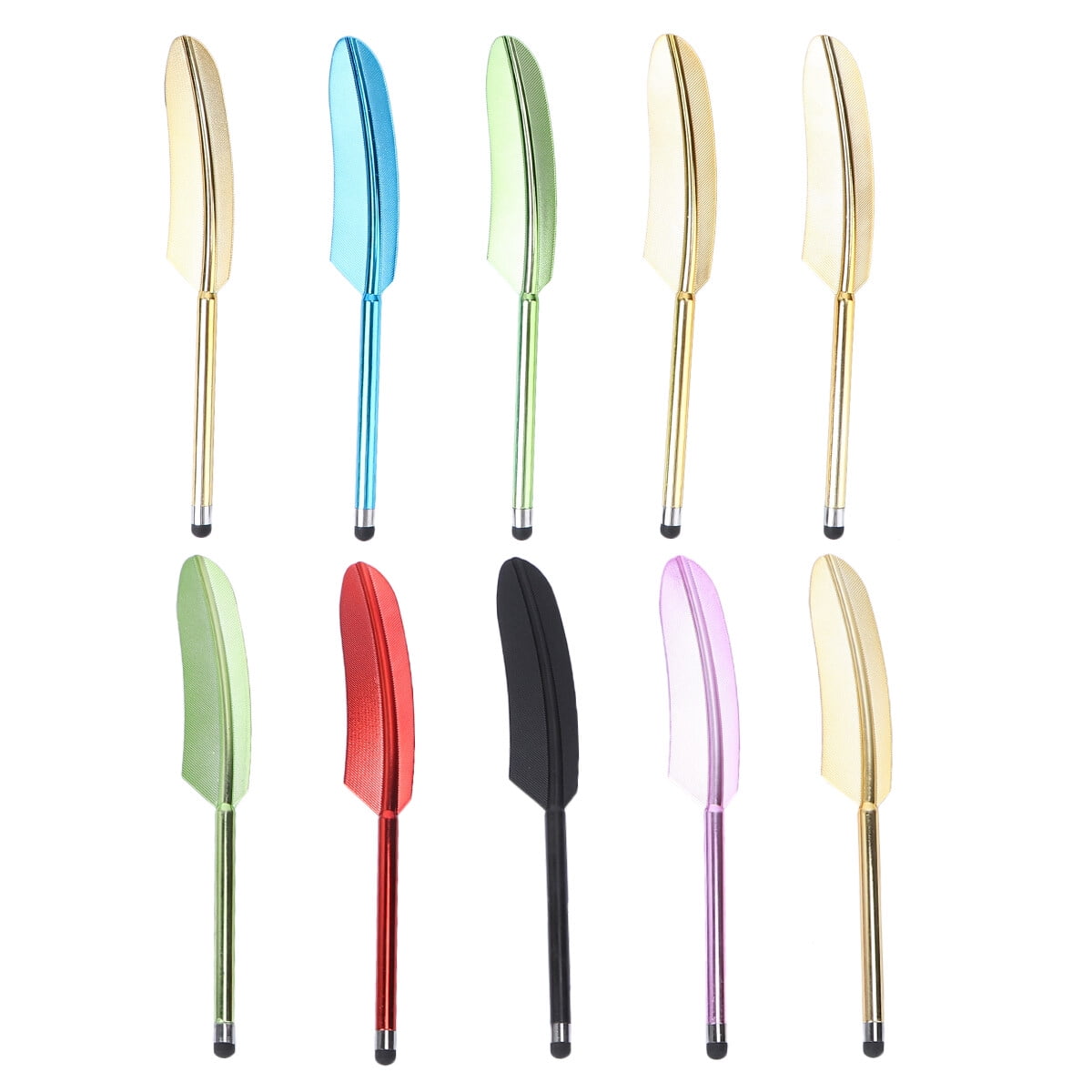 HOMEMAXS 10 Assorted Screen Pens for Writing Durable Plastic Stylus for ...