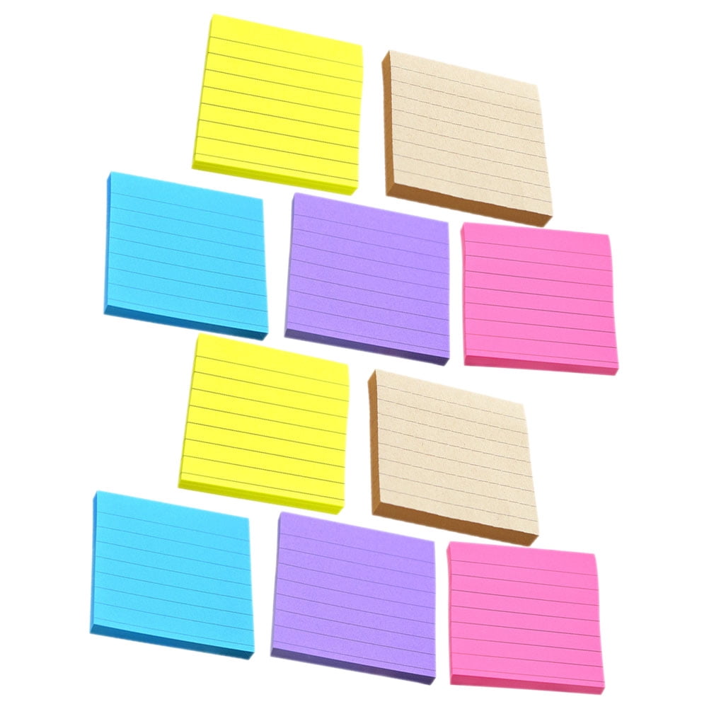 HOMEMAXS 10 Books Portable Memo Stickers Students Highlighters Pastel ...