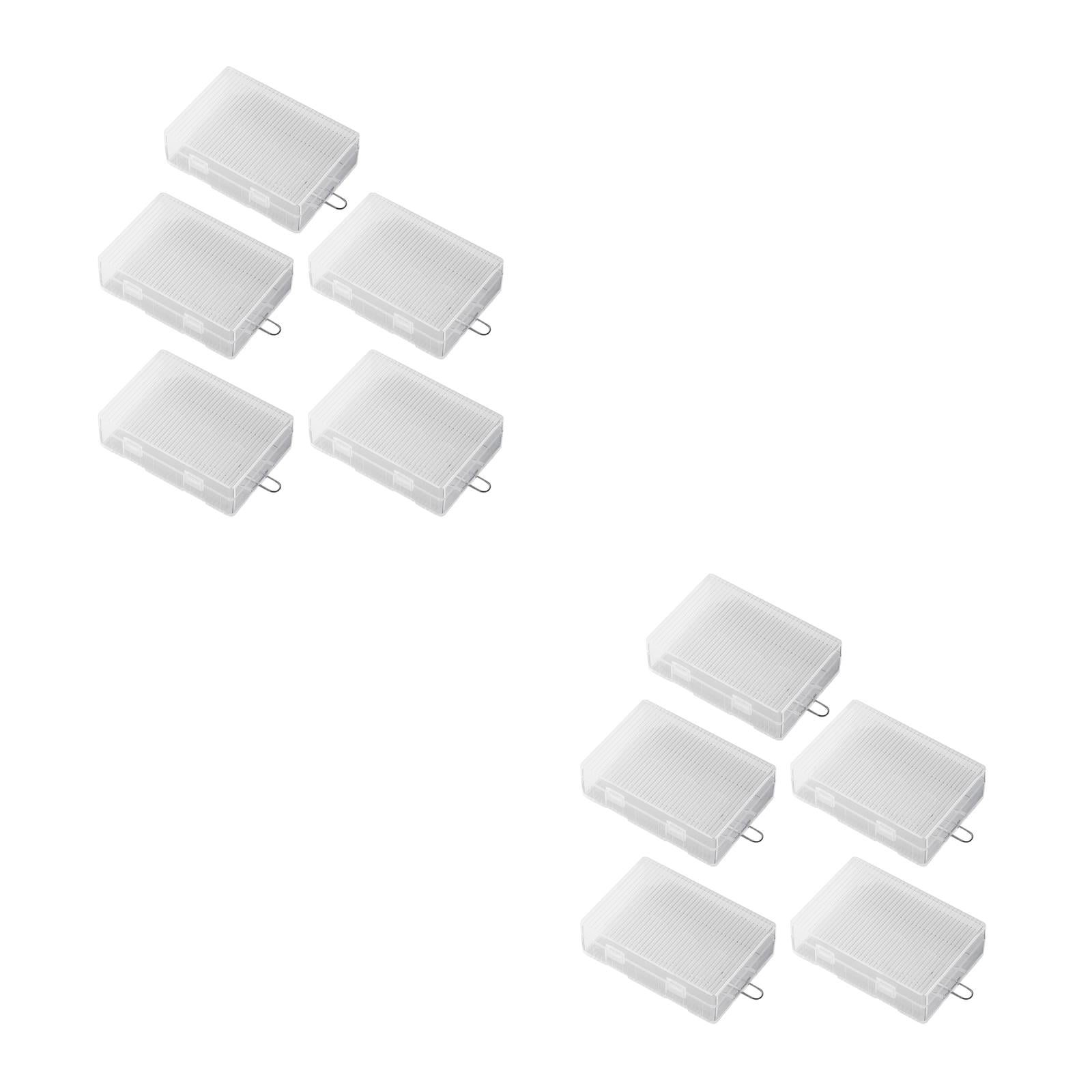 10 PCS Battery Box Accessories Container Battery Carrying Box for 26650 ...