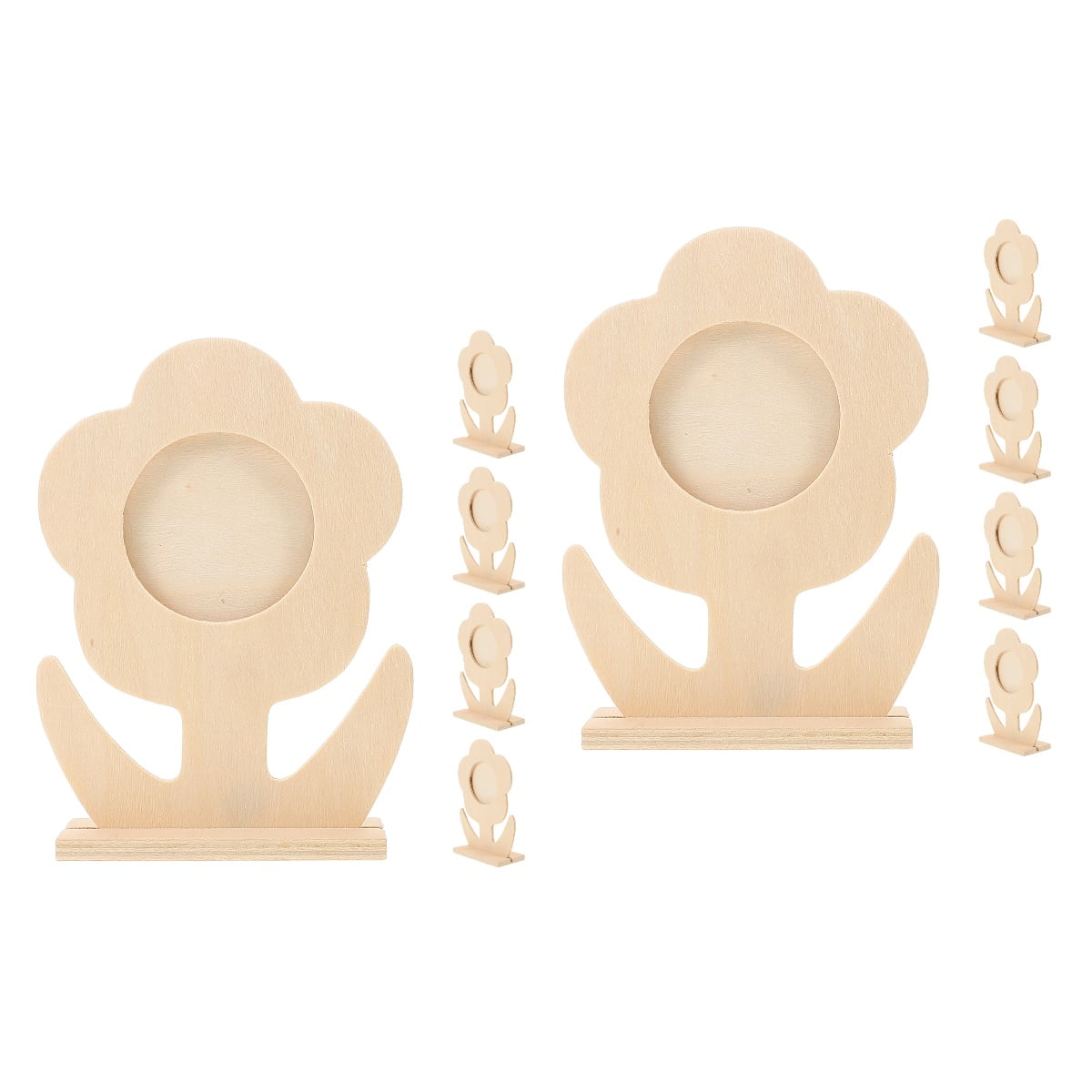 HOMEMAXS 10 PCS DIY Picture Frames Wooden Painting Photo Frame ...