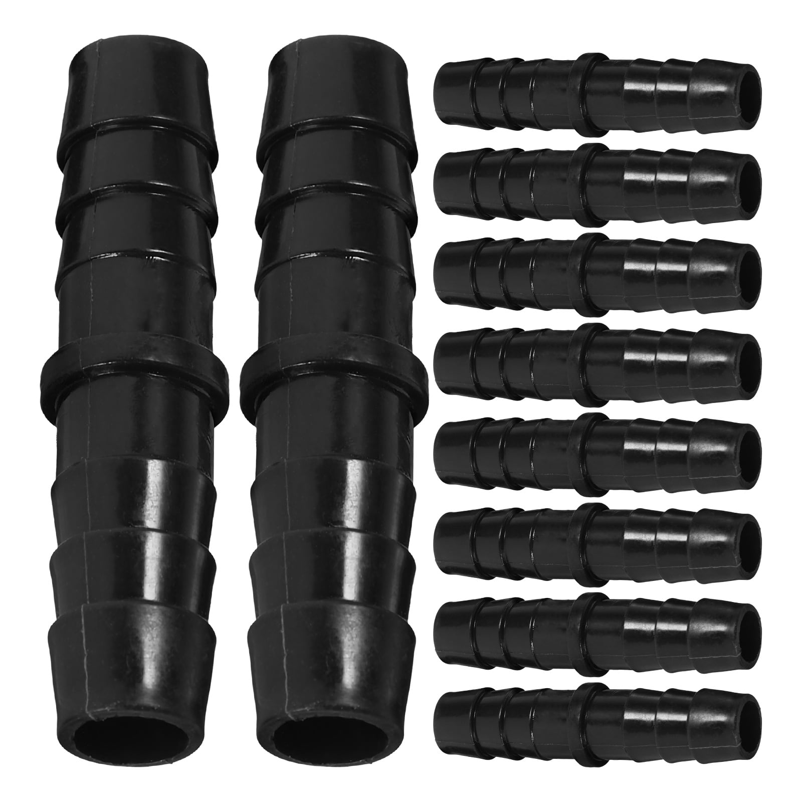 Minkissy Water Hose Adapter Hose Barb Fittings PP Black Water System ...