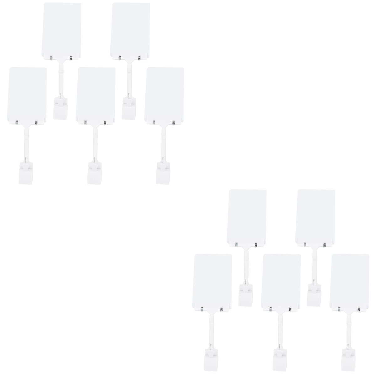 HOMEMAXS 10 Pcs Adjustable Price Label Racks Shopping Mall Price Tag ...