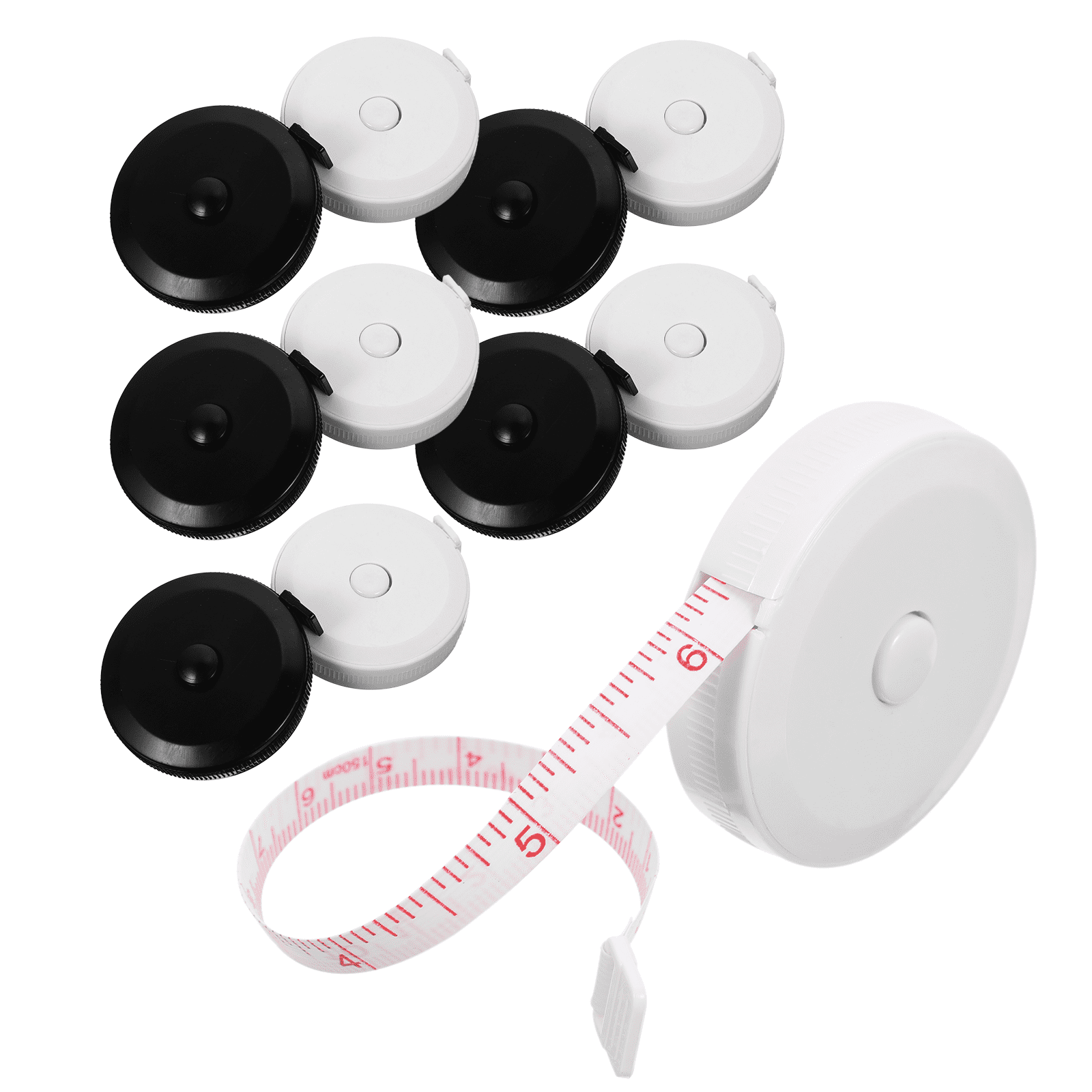 HOMEMAXS 10 Pcs Body Measuring Tape Pad Measure Telescopic Plastic ...