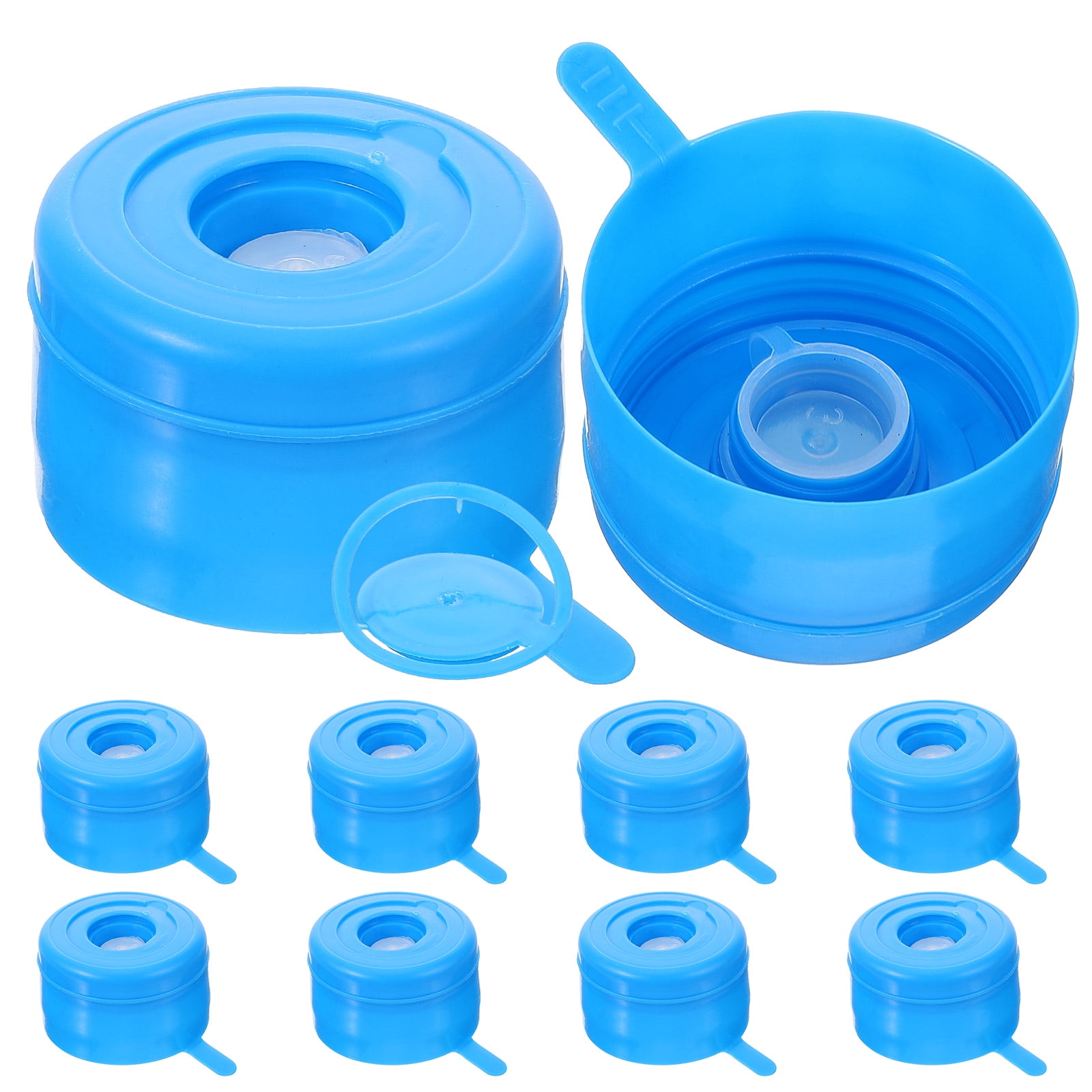 10 Pcs Bottle Caps Bottled Water Lid 5.50X5.00X5.00CM Blue - Walmart.com