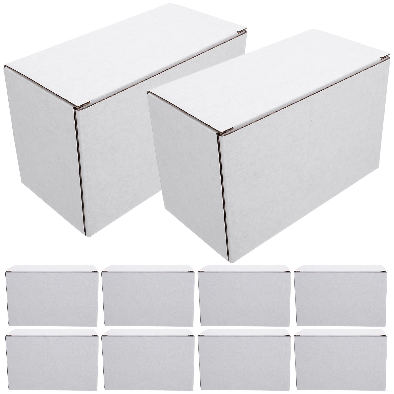 HOMEMAXS 10 Pcs Corrugated Paper Shipping Boxes Wine Bottle Carry ...