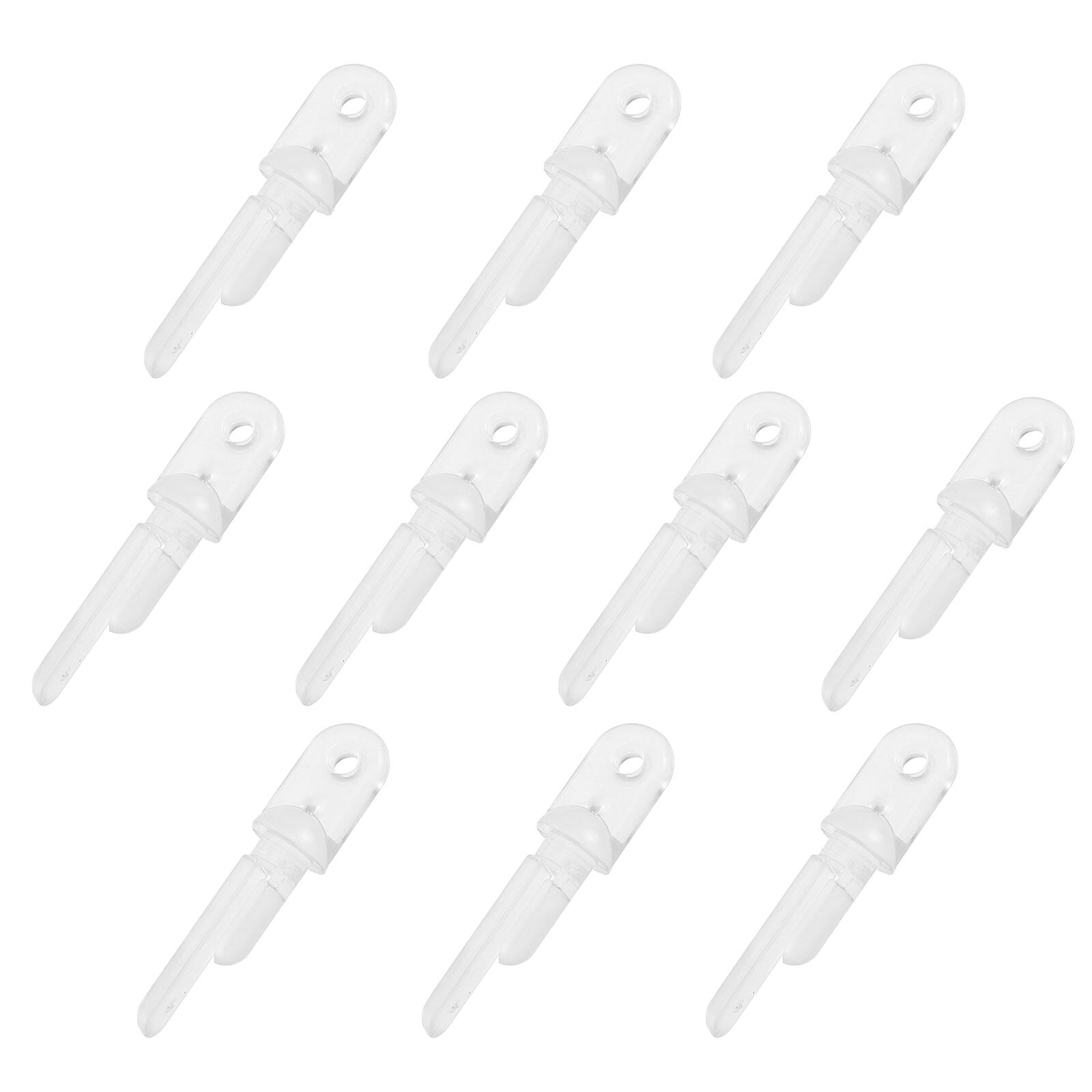 HAMPPLIES Blind Hook Plastic 10Pcs Round Flat Head - Walmart.com