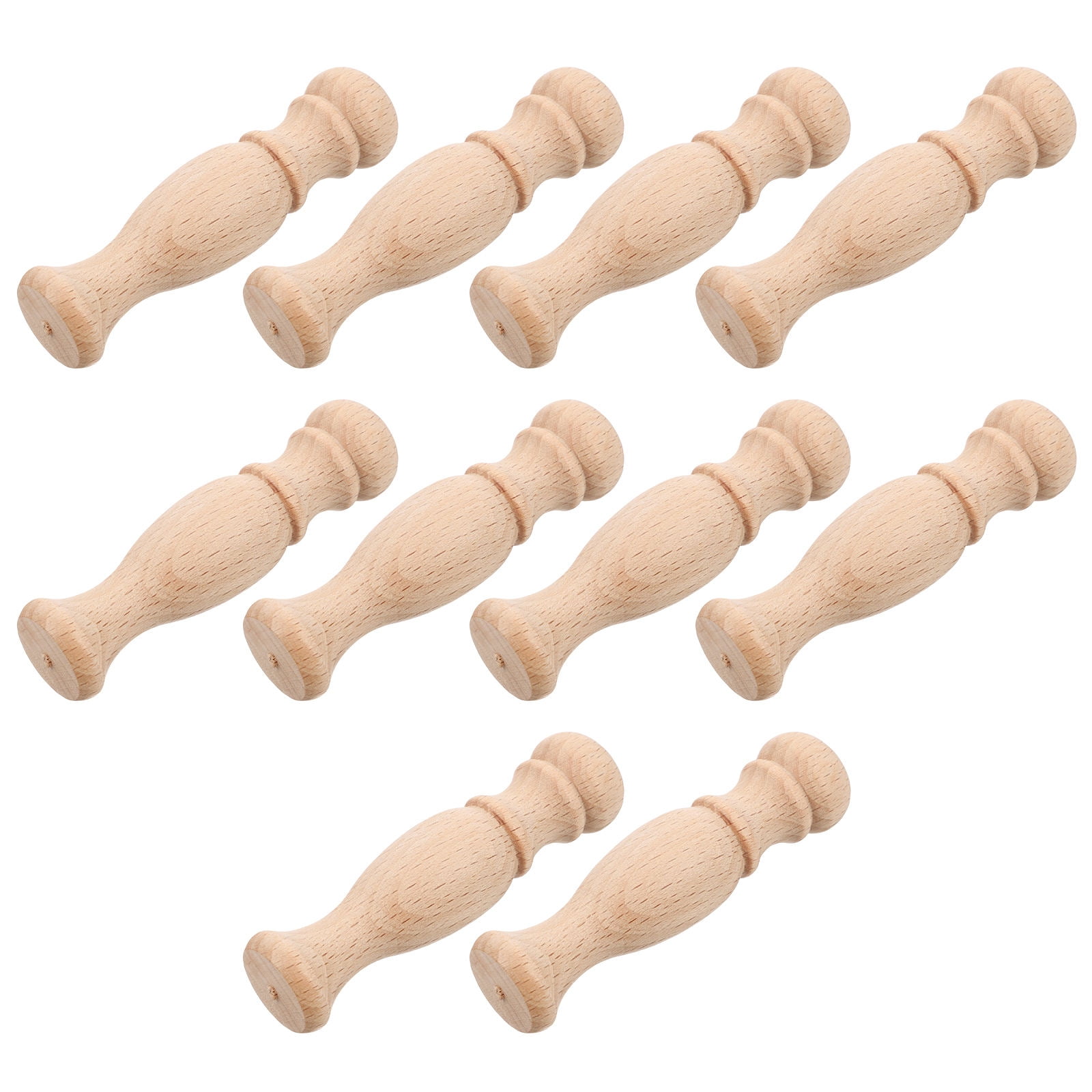10 Pcs Deck Railing Baluster Banister Spindles Spinning Khaki - Walmart.com