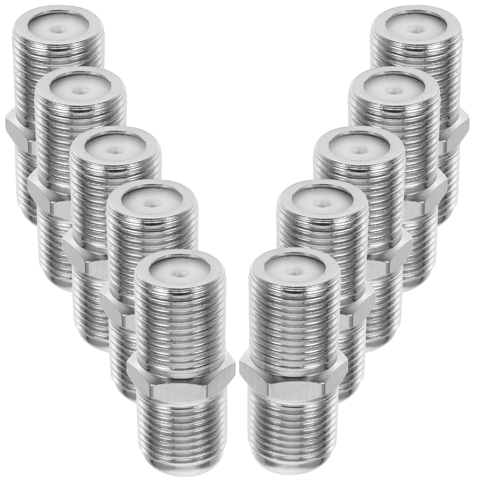 HOMEMAXS 10 Pcs Display Rack Beverages Coaxial Cables TV Connector ...