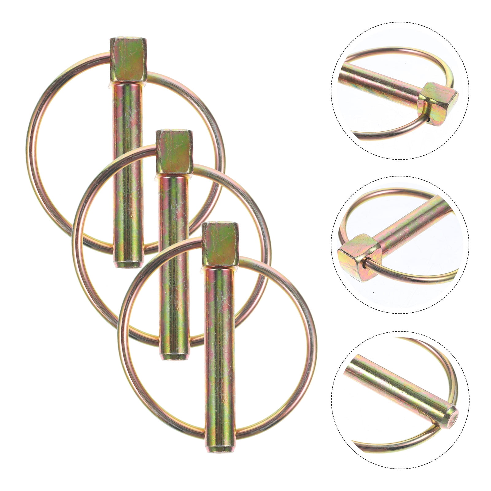 Minkissy Trailer Fasteners Pin Multi Alloy 10Pcs - Walmart.com