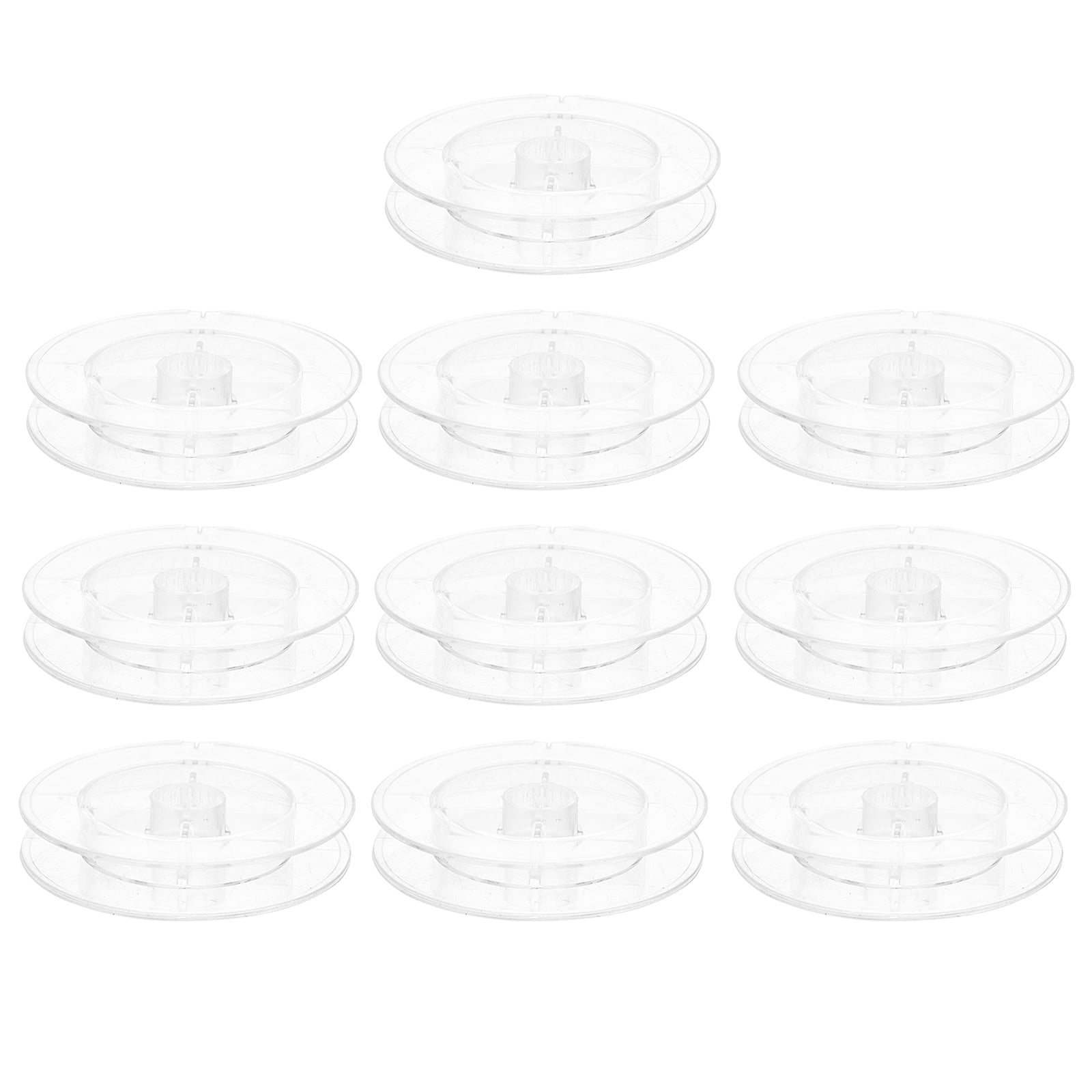 GARVALON Wire Storage Spool Plastic for Handicraft Enthusiasts 10Pcs 1 ...