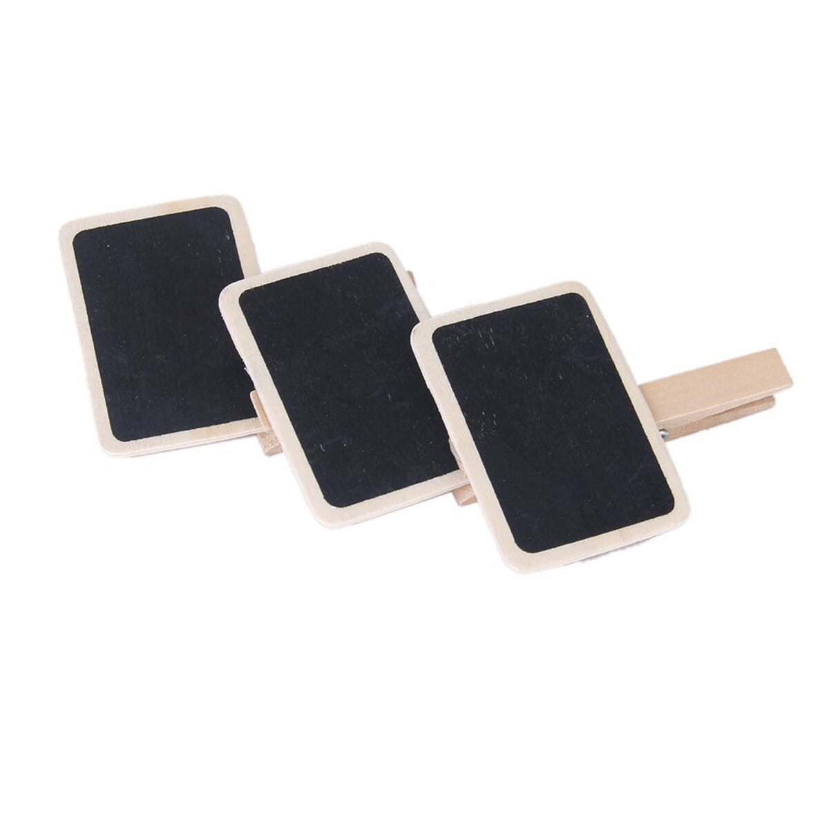 HOMEMAXS 10 Pcs First Sandwich Board Sign Wooden Clip Mini Message ...
