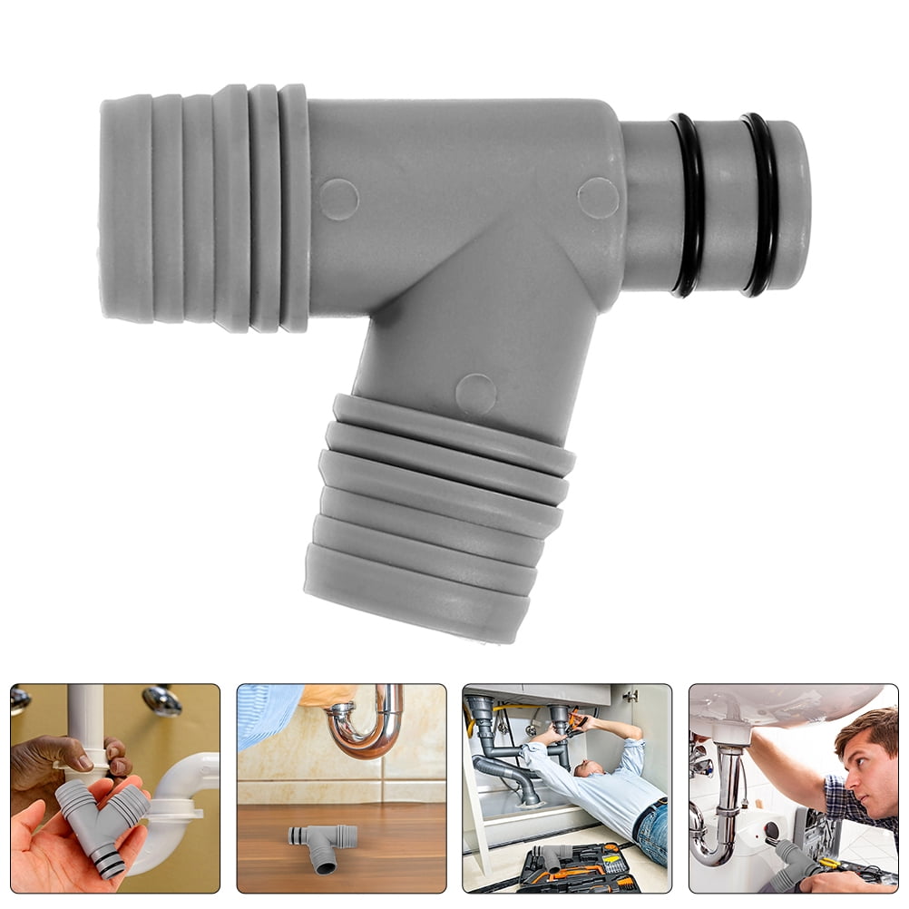 HOMEMAXS 10 Pcs Flexible Sink Drain Hose Adapter Kit for Kitchen and ...