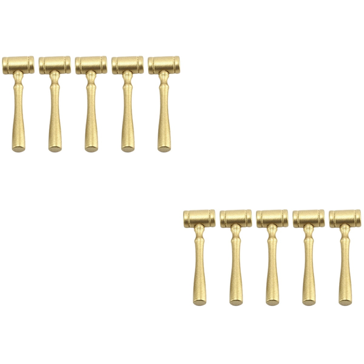 HOMEMAXS 10 Pcs Game Wooden Judge Hammer Court Judge Hammer Wooden ...