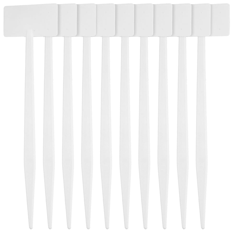HOMEMAXS 10 Pcs Garden Plastic Plant Tag Pot Label Sign Gardening ...