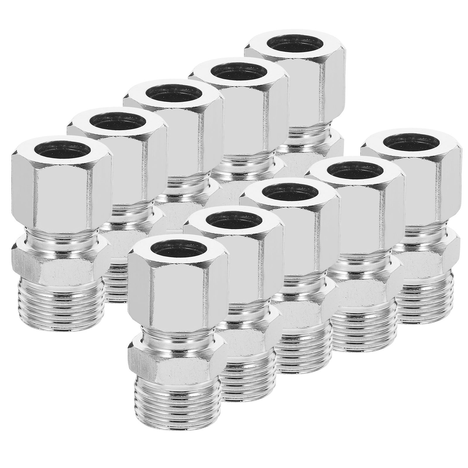 HOMEMAXS 10 Pcs Gas Pipeline Conversion Joint Straight Adapter ...