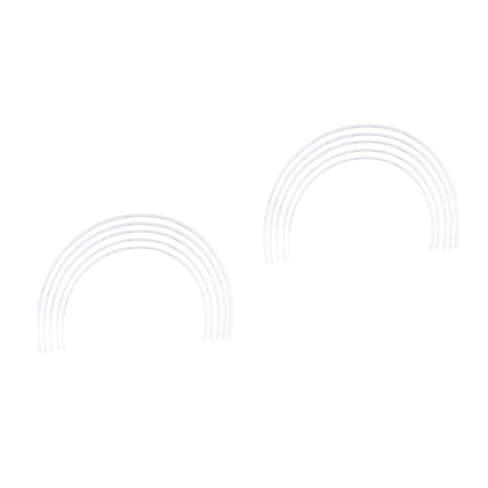 HOMEMAXS 10 Pcs Heat Shrink Tubing Wire Shrink Wrap Electrical Cable ...