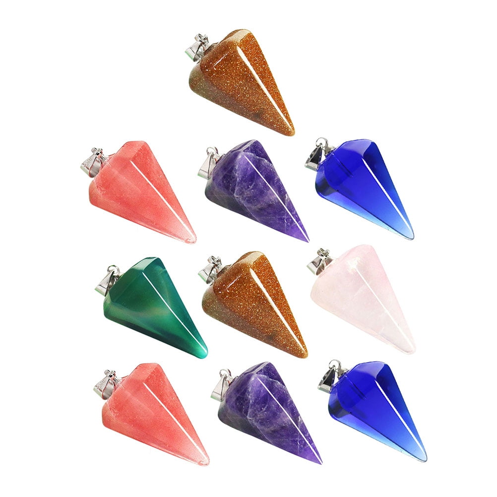 10 Pcs Hexagonal Cone Shape Pendant DIY Jewelry Pendant Charm Jewelry ...