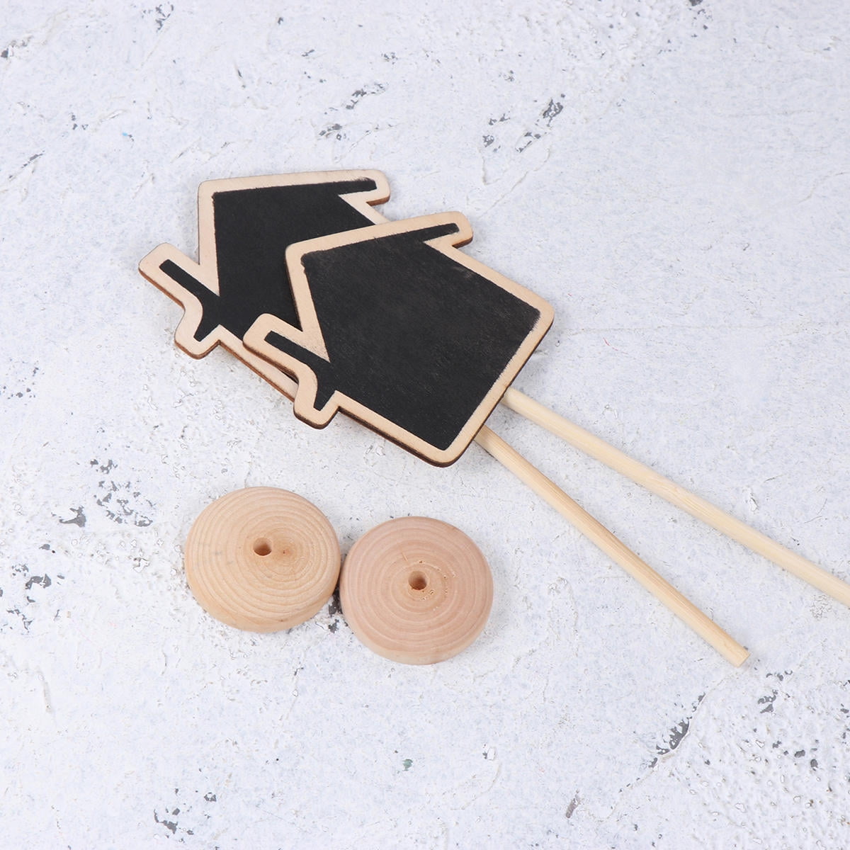 Minkissy Message Board Wooden 10Pcs 7.5x3.1x0.1In - Walmart.com